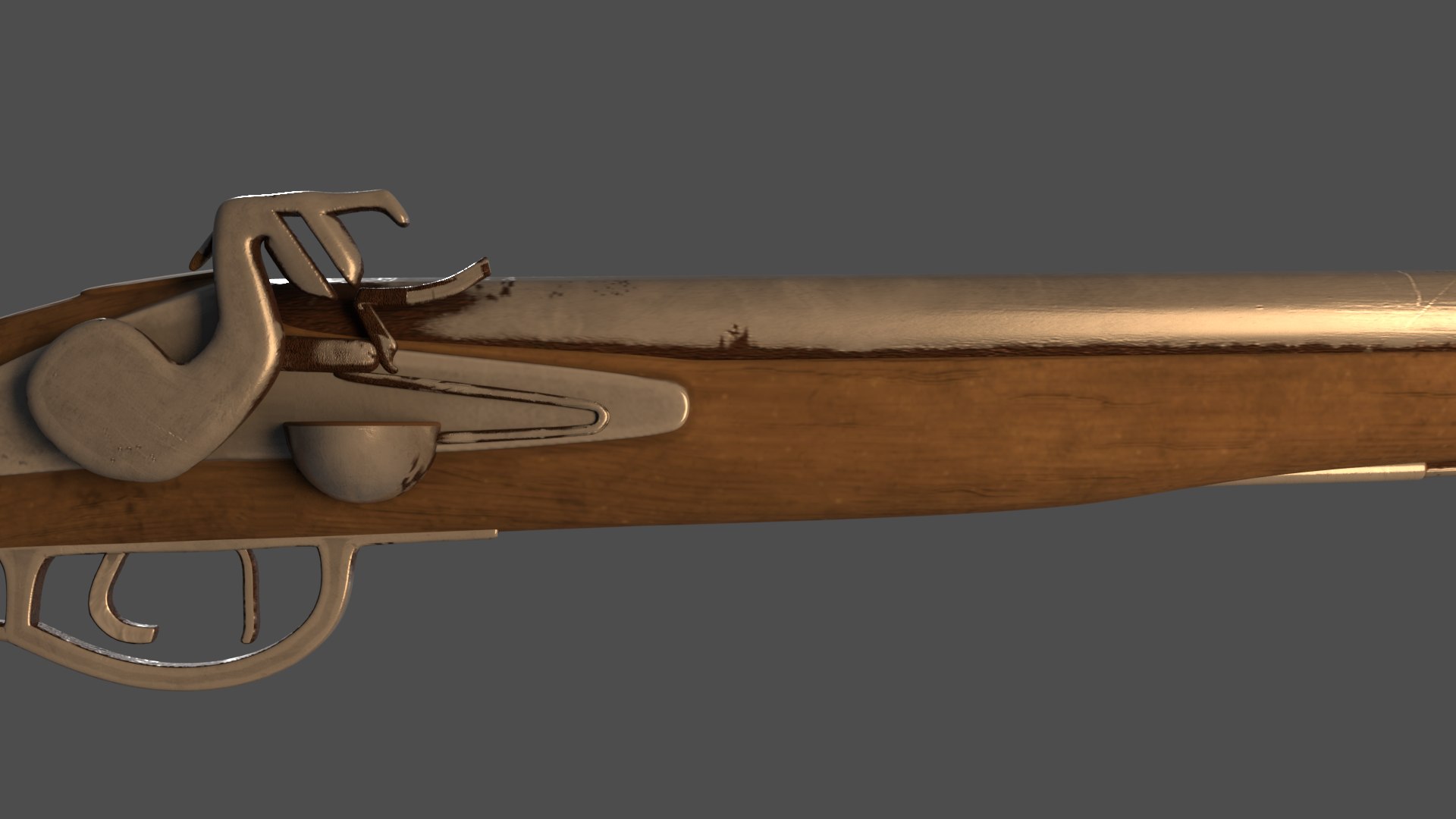 MUSKET PBR 3D - TurboSquid 1997760