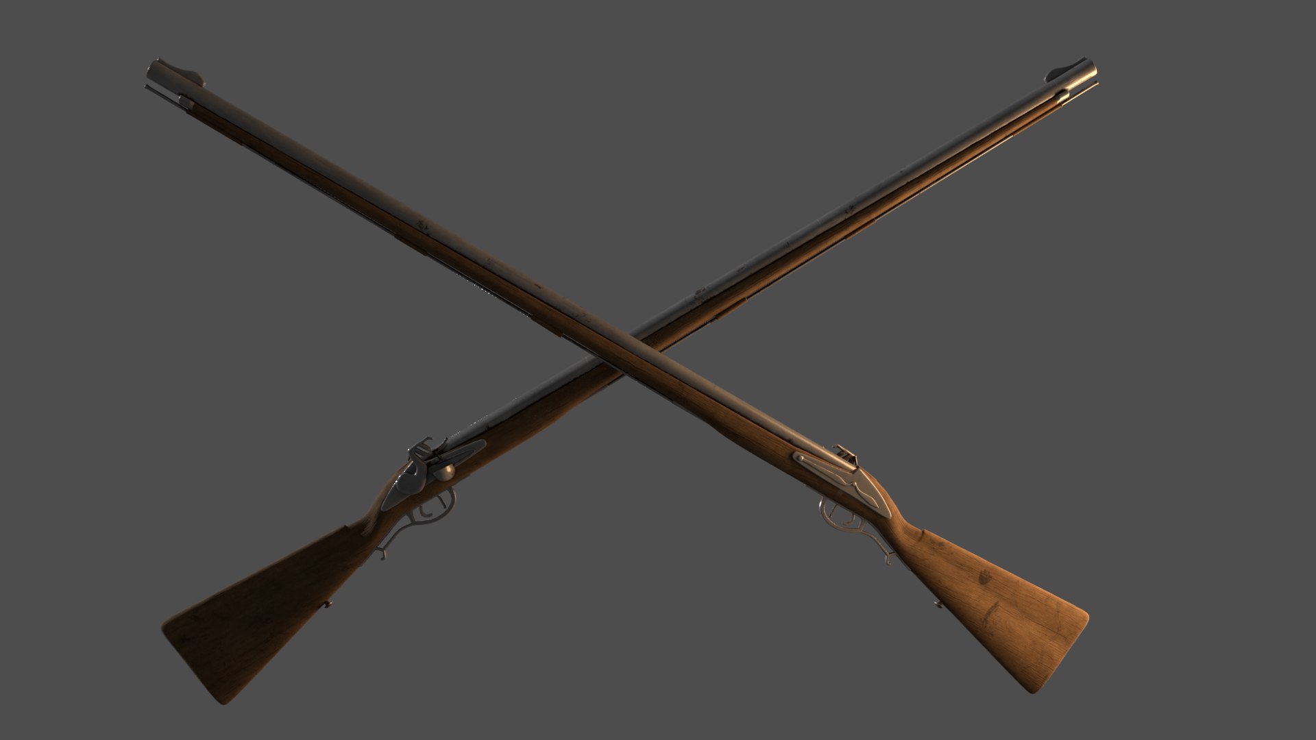 MUSKET PBR 3D - TurboSquid 1997760