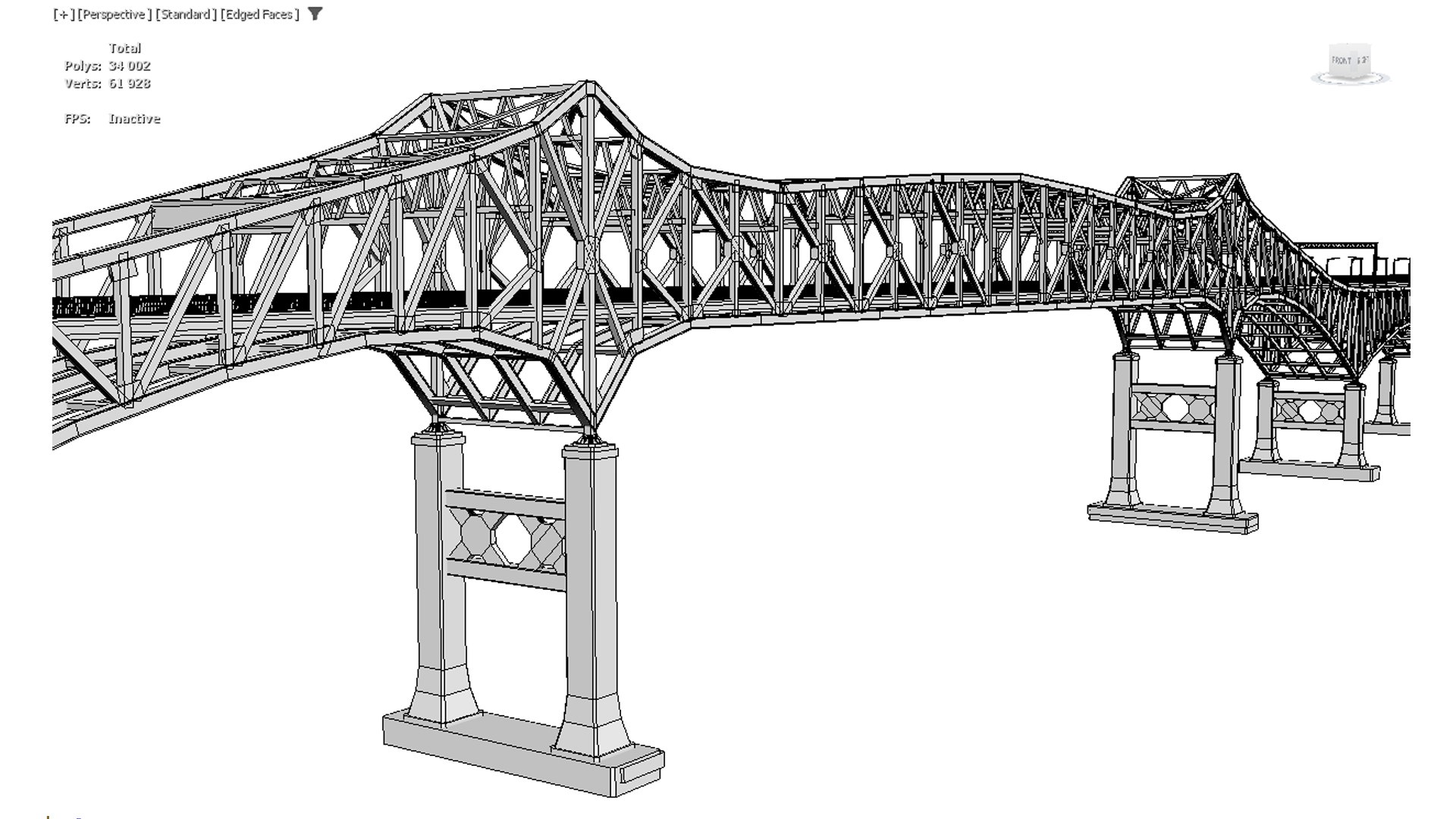 Pulaski Bridge 3D model - TurboSquid 1983113