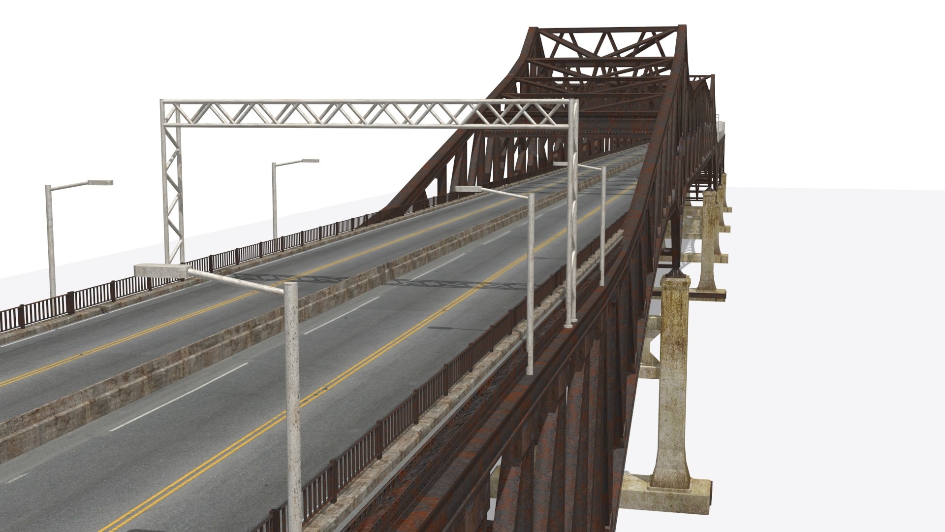 Pulaski Bridge 3D model - TurboSquid 1983113