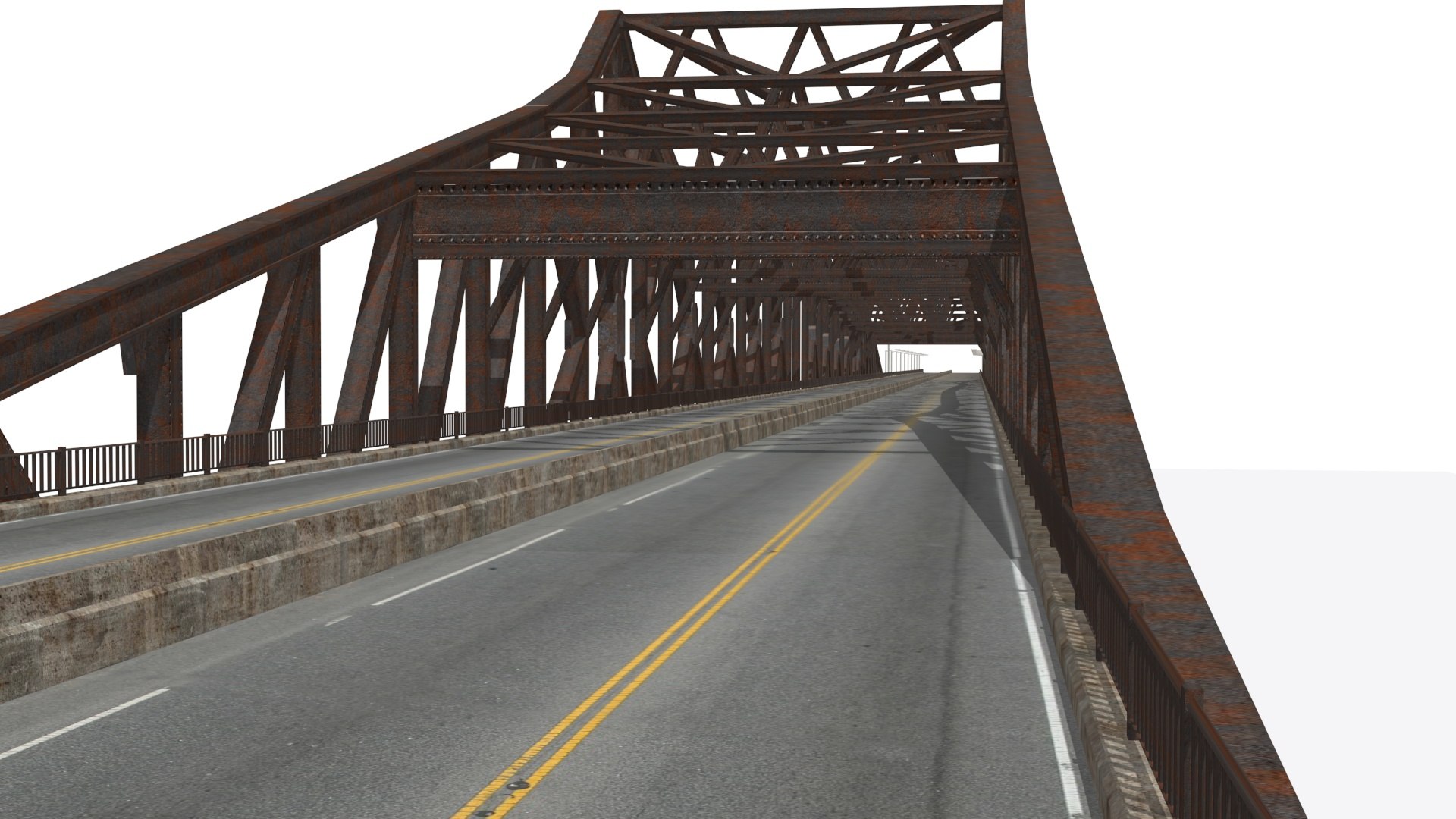 Pulaski Bridge 3D model - TurboSquid 1983113