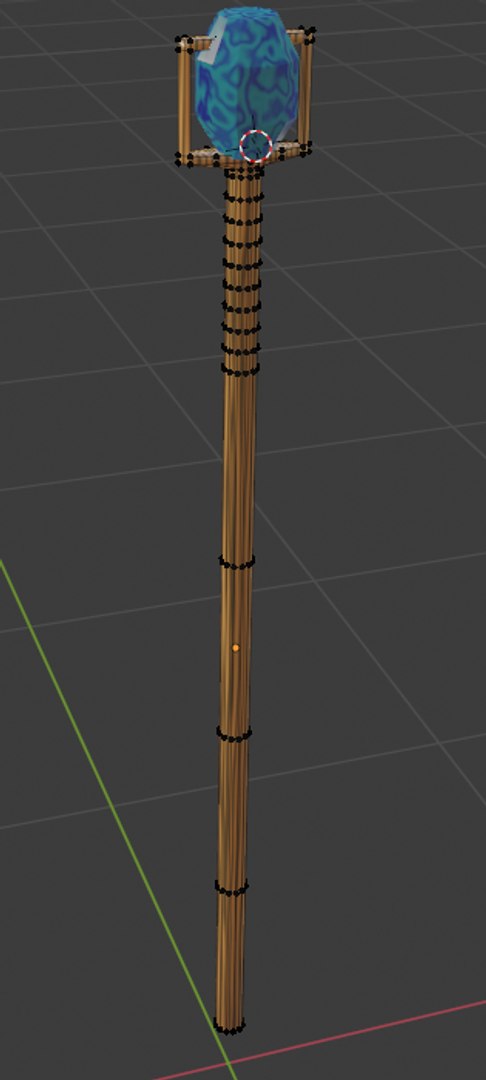 3D Model Magic Staff - TurboSquid 1799734