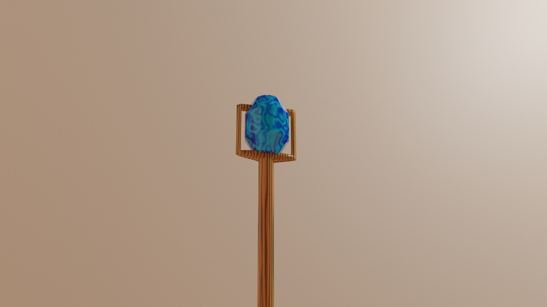 3D Model Magic Staff - TurboSquid 1799734