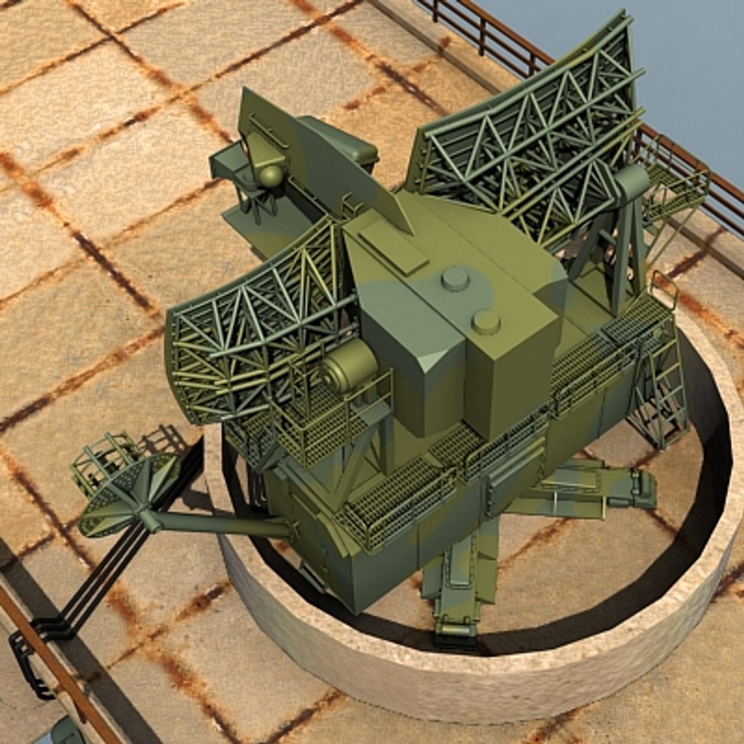 3dsmax Radar Towers Sa-5