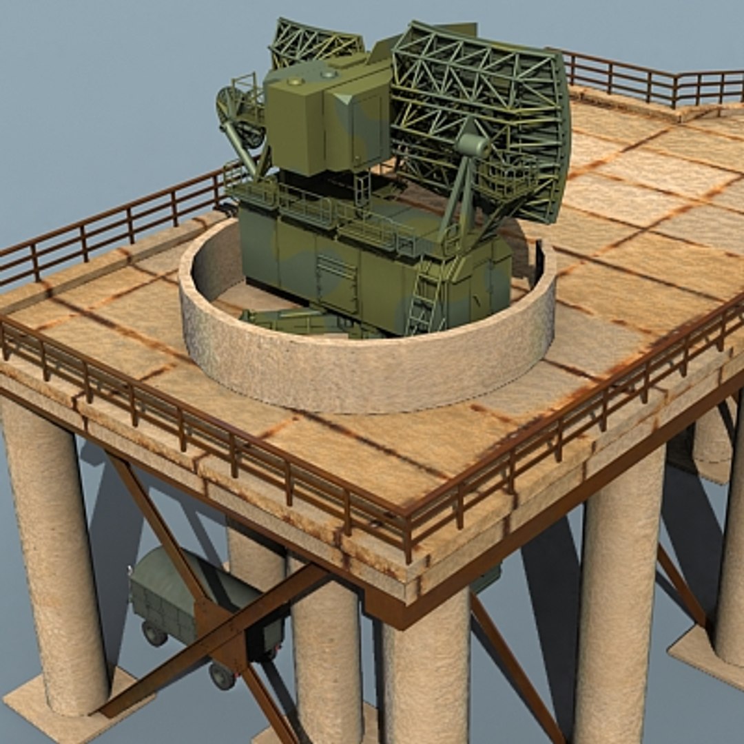 3dsmax Radar Towers Sa-5