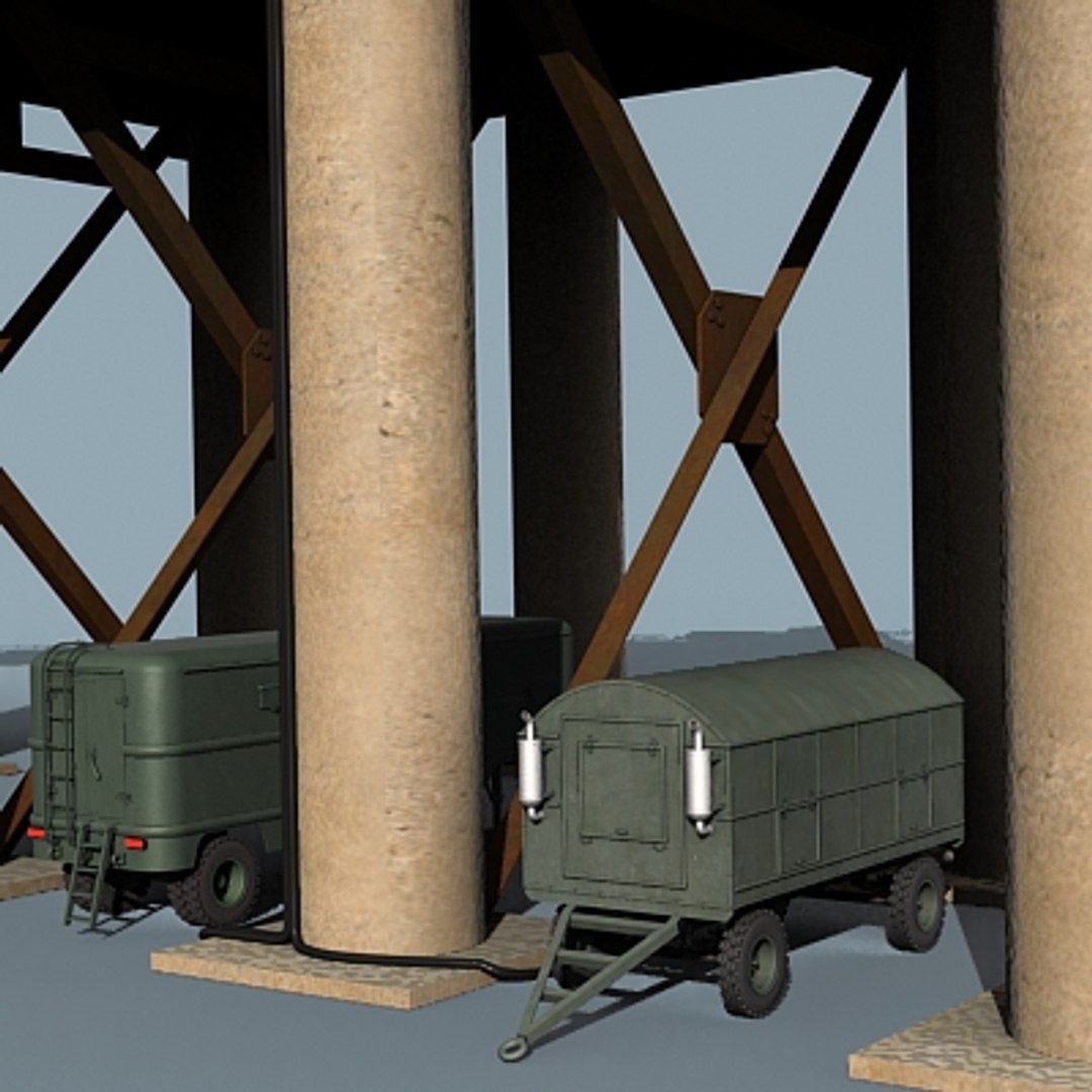 3dsmax Radar Towers Sa-5