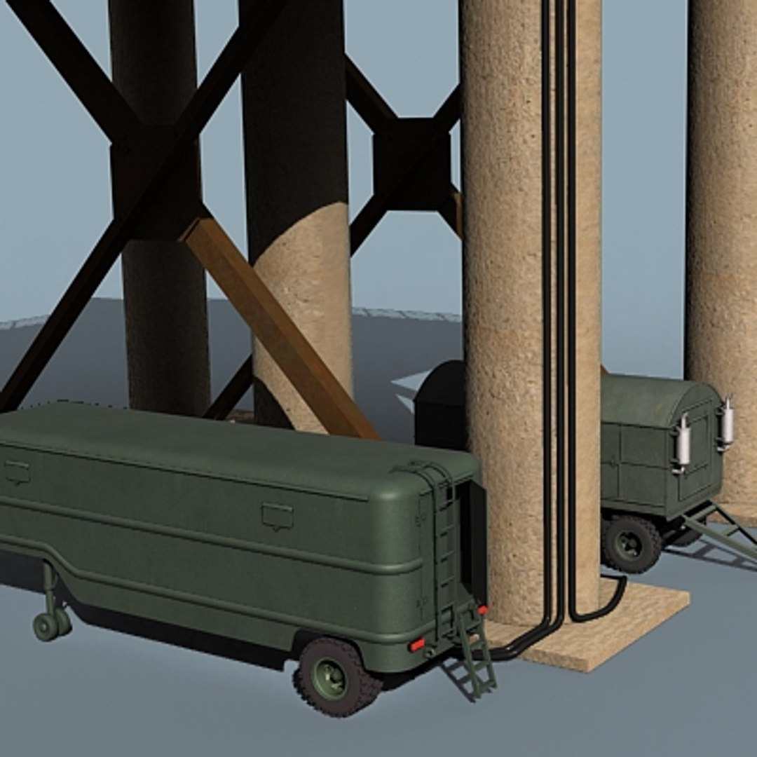3dsmax Radar Towers Sa-5