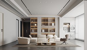 3D Modern Living Room - TurboSquid 2142698