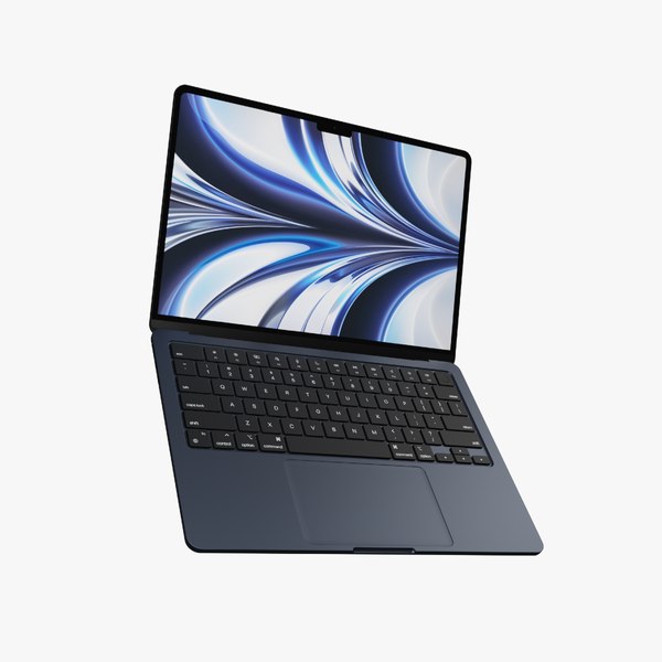 3D модель Macbook Air M2 - Midnight - TurboSquid 1999671