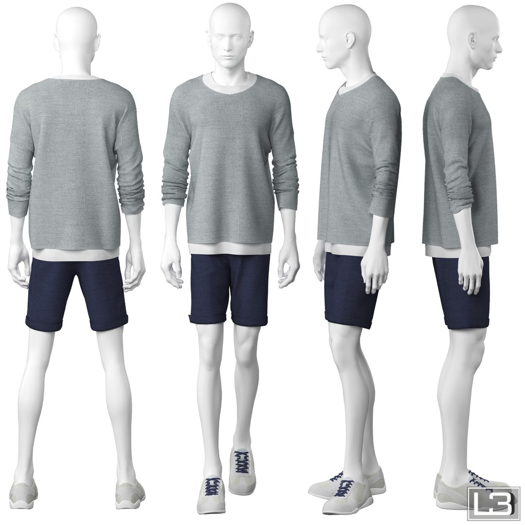 3d Model Man Mannequin