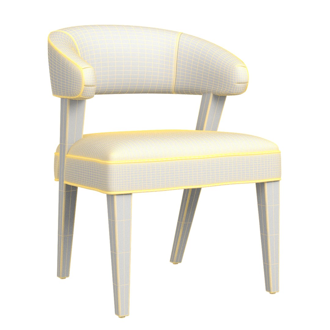 3D Keane Dining Chair model - TurboSquid 2013194