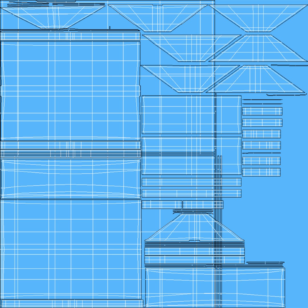 3D Blue Package - TurboSquid 2002435