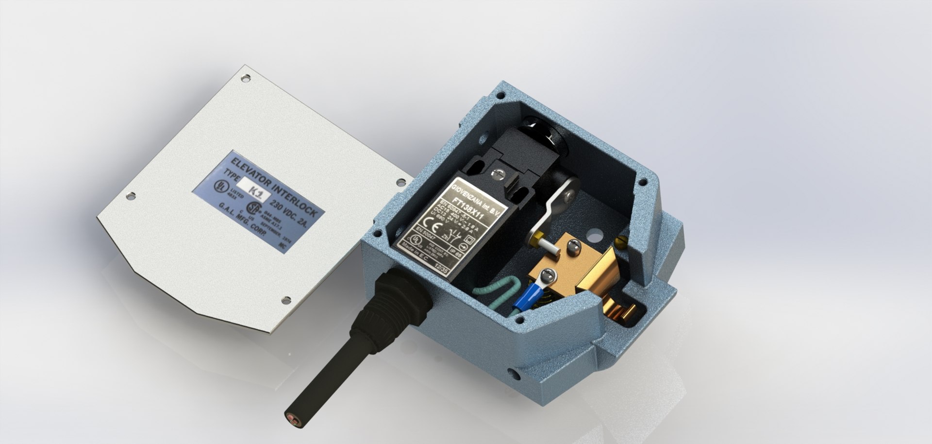 Elevator Gate Interlock 3d 3ds