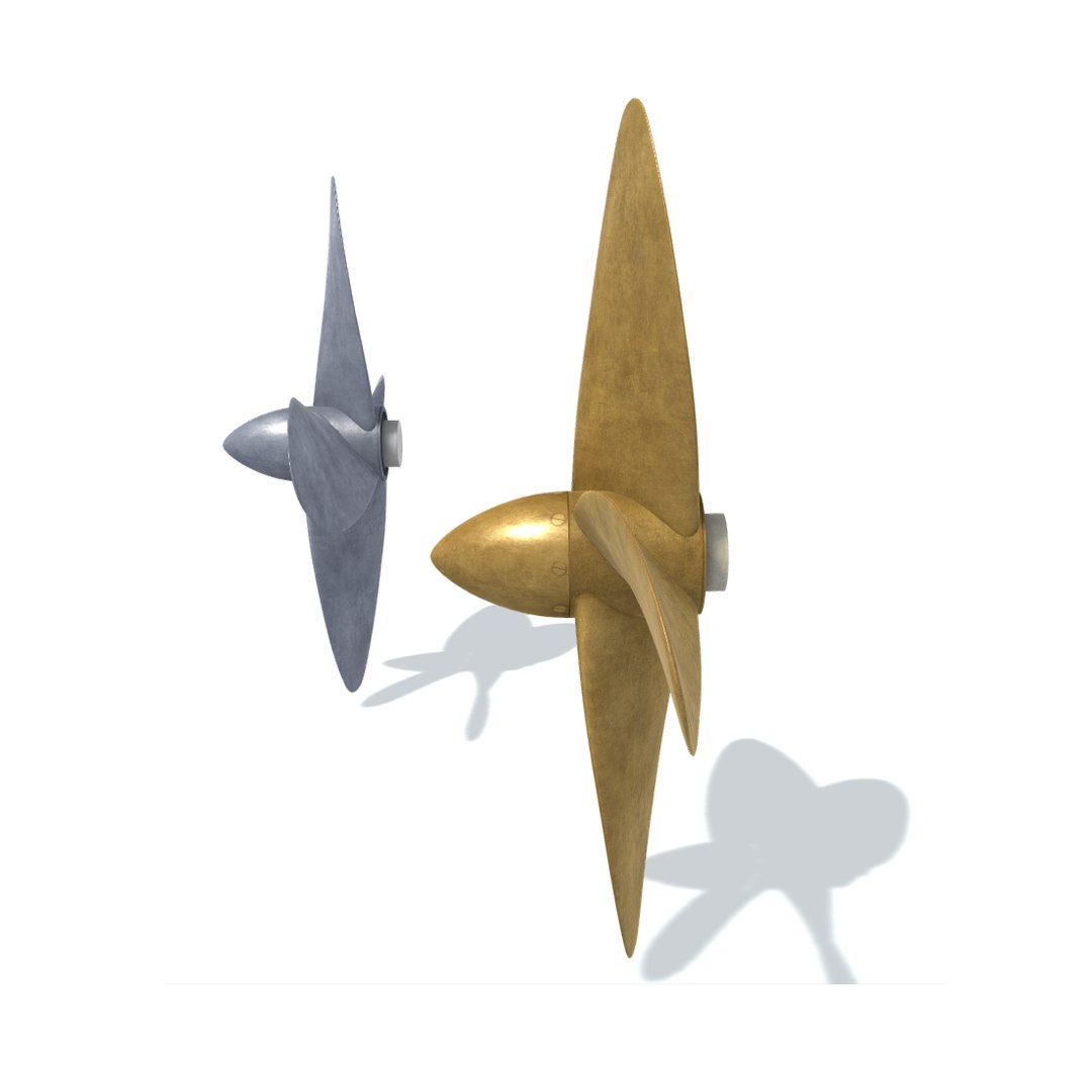 Ship Screw E4 3D Model - TurboSquid 1540465