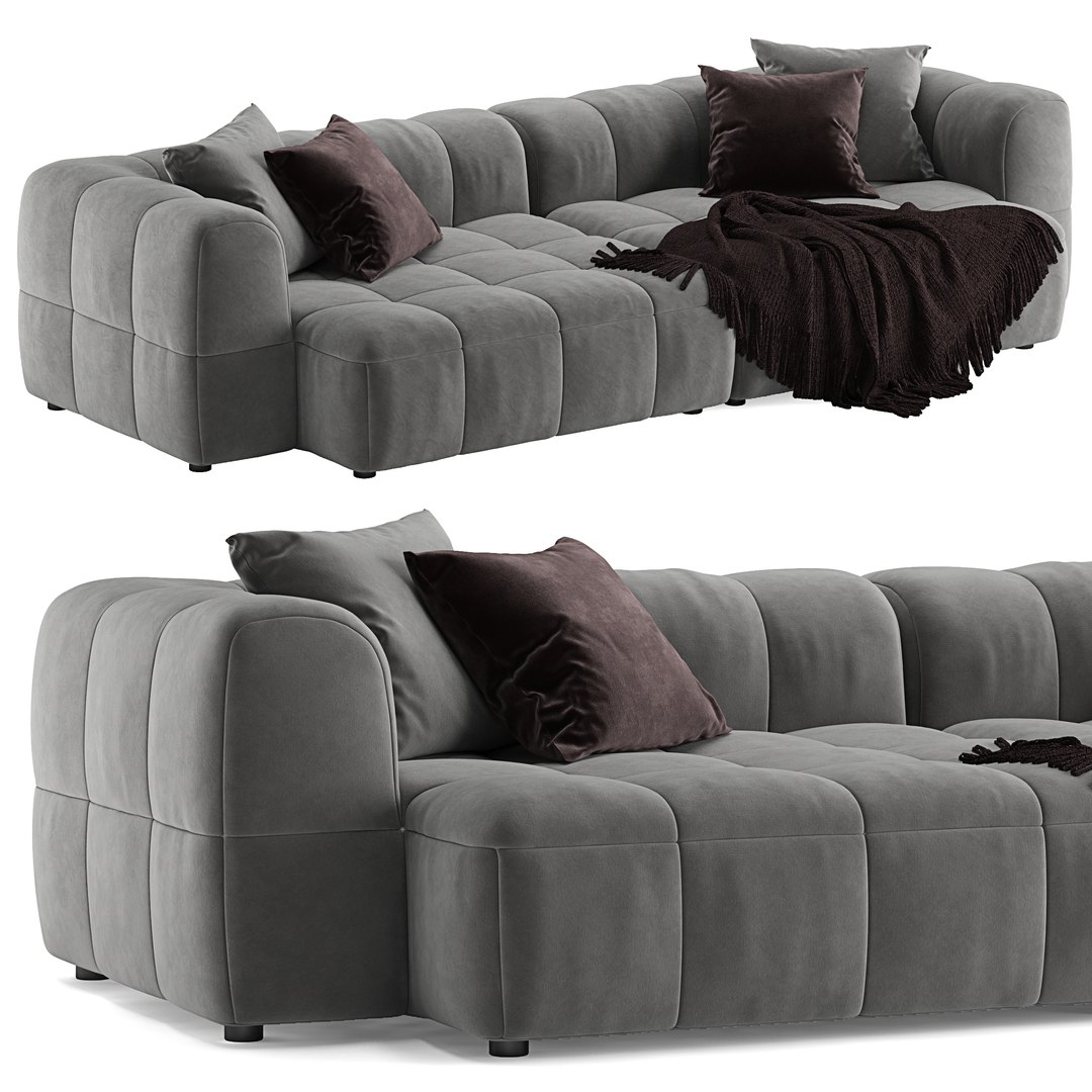 Arflex Strips Sofa 3D Model - TurboSquid 1726425