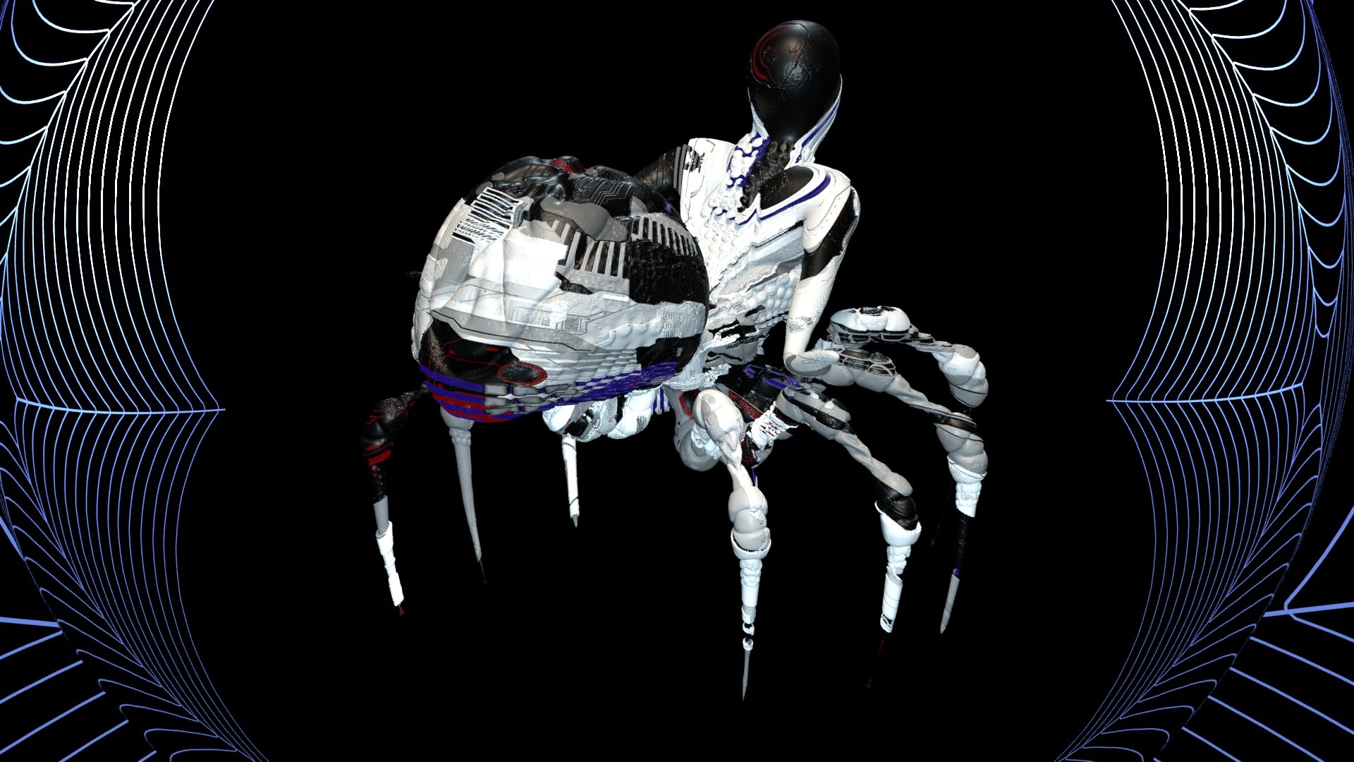 3D Spider Woman. Creature. - TurboSquid 1721025