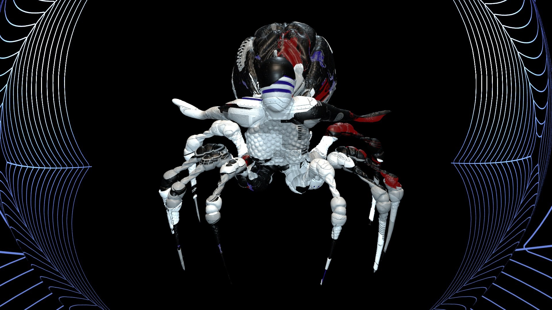 3D Spider Woman. Creature. - TurboSquid 1721025