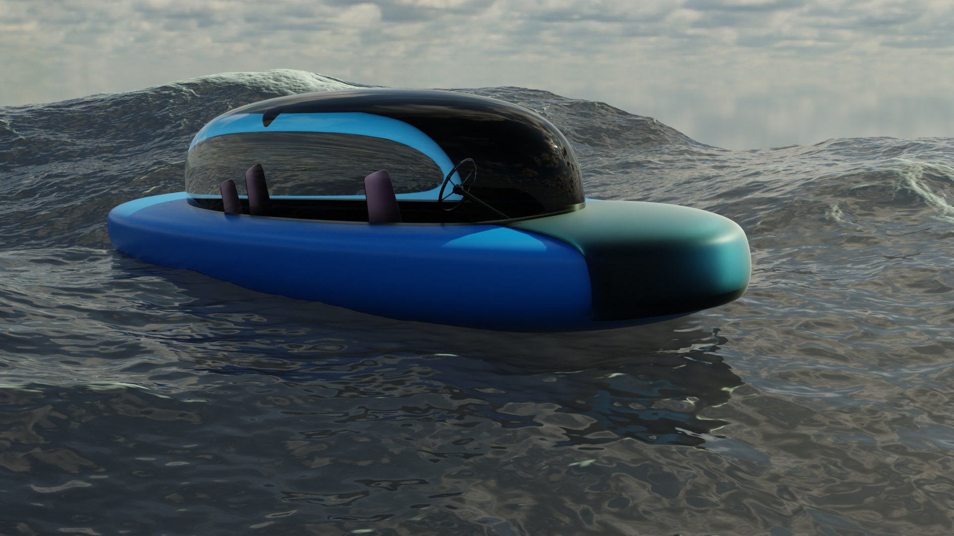 Unique Style Cartoon Boat Model - TurboSquid 2144605