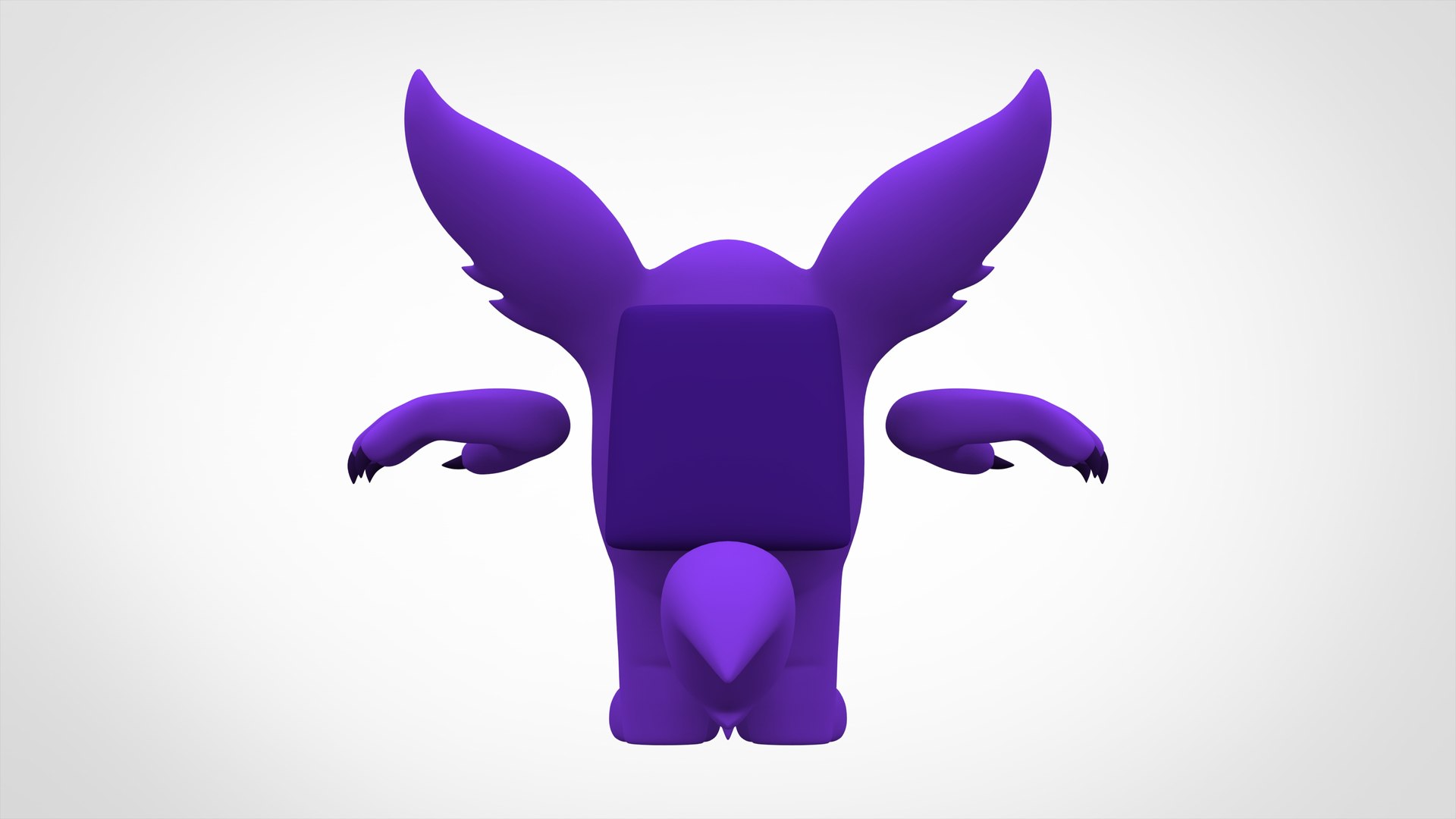Purple Werewolf 3D - TurboSquid 1631537