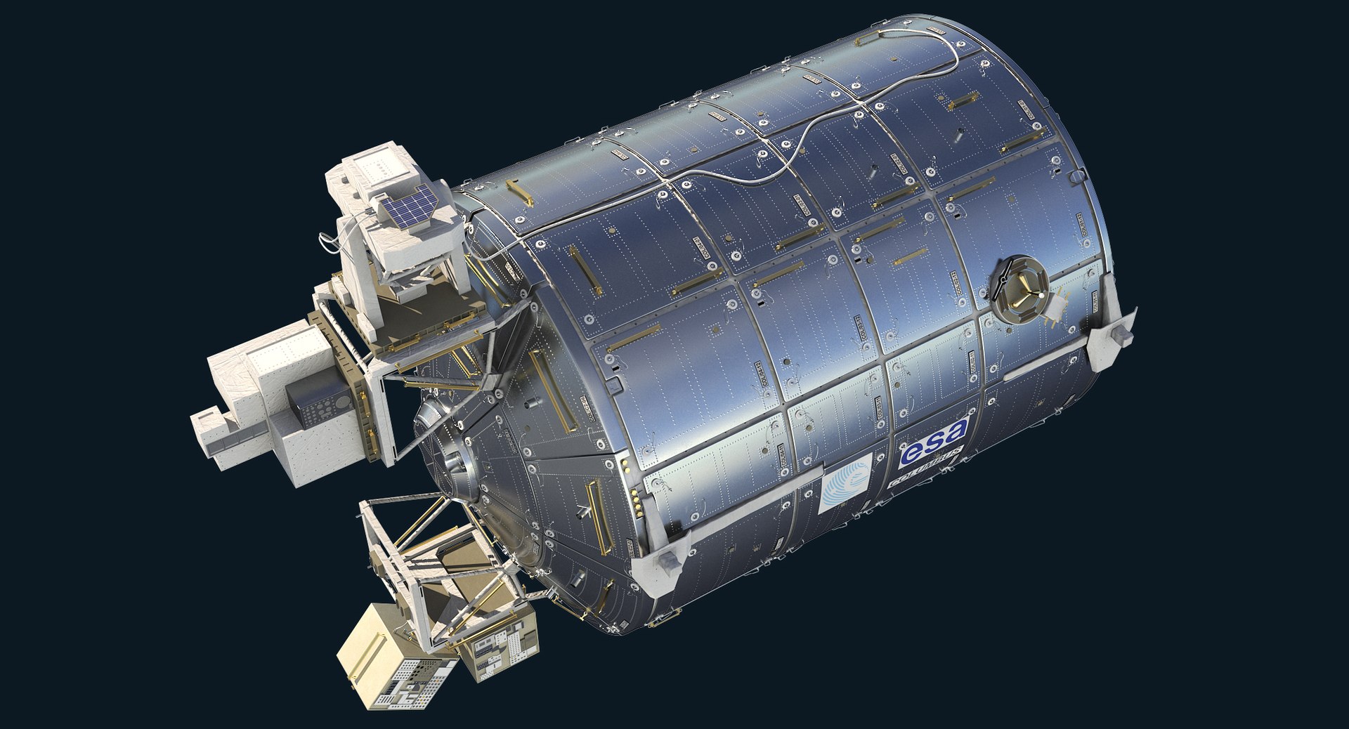Columbus ISS Module 3D - TurboSquid 2160701