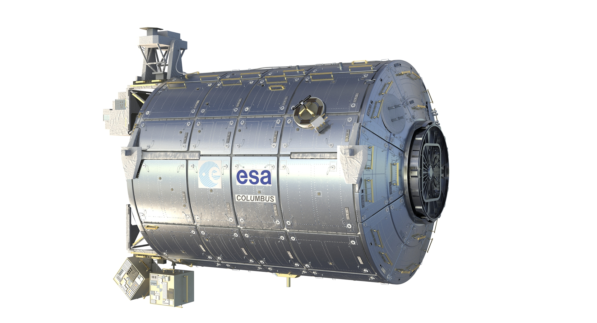 Columbus ISS Module 3D - TurboSquid 2160701