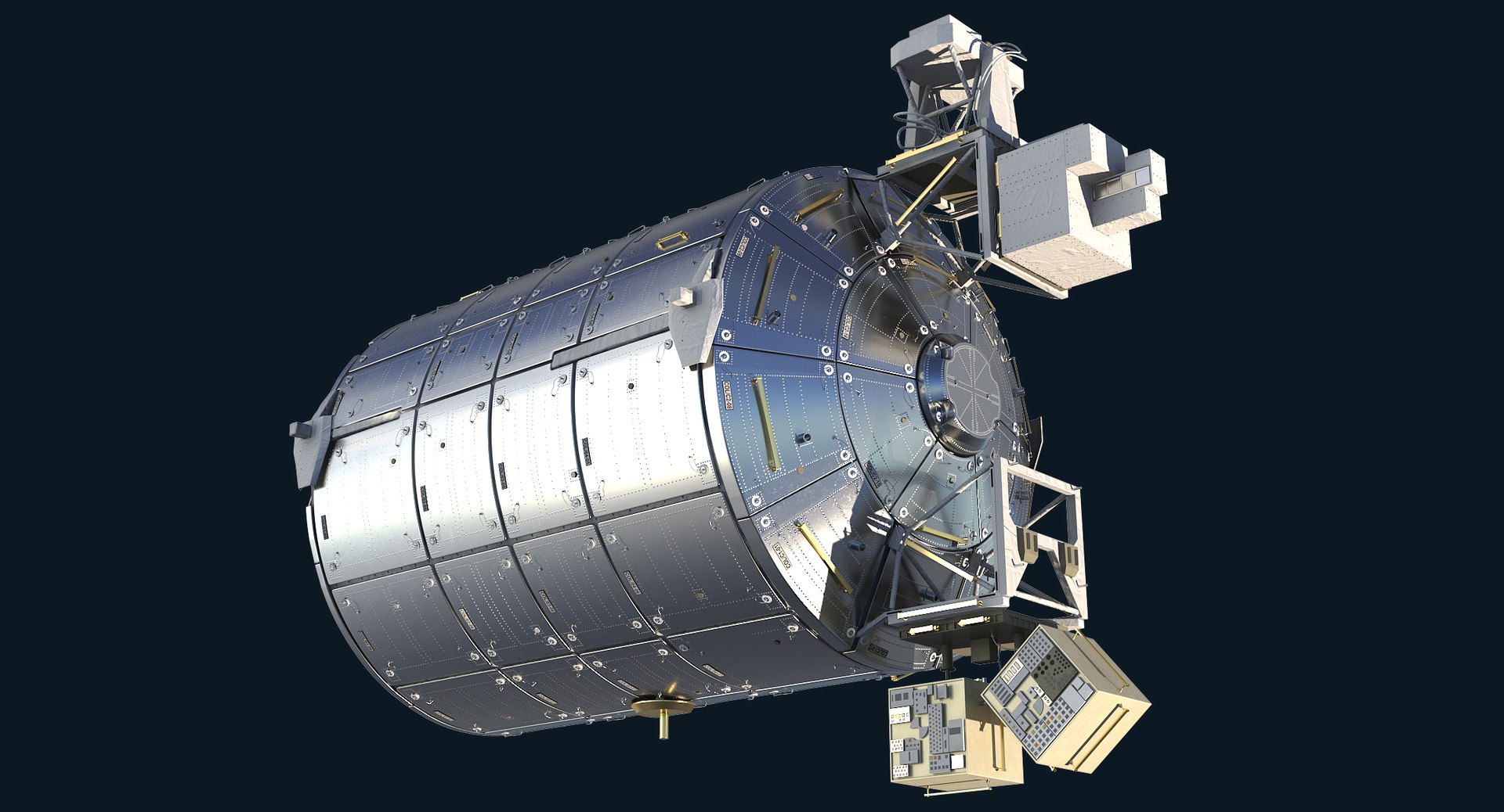 Columbus ISS Module 3D - TurboSquid 2160701