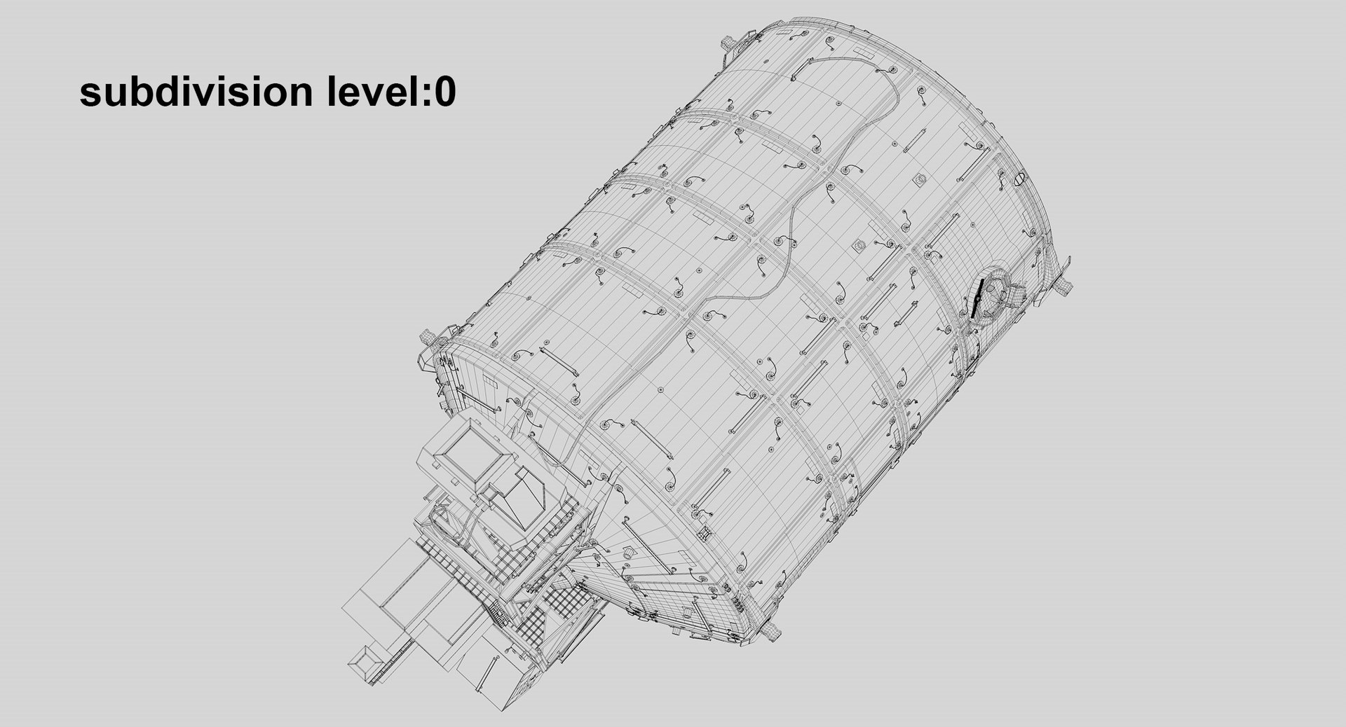 Columbus ISS Module 3D - TurboSquid 2160701