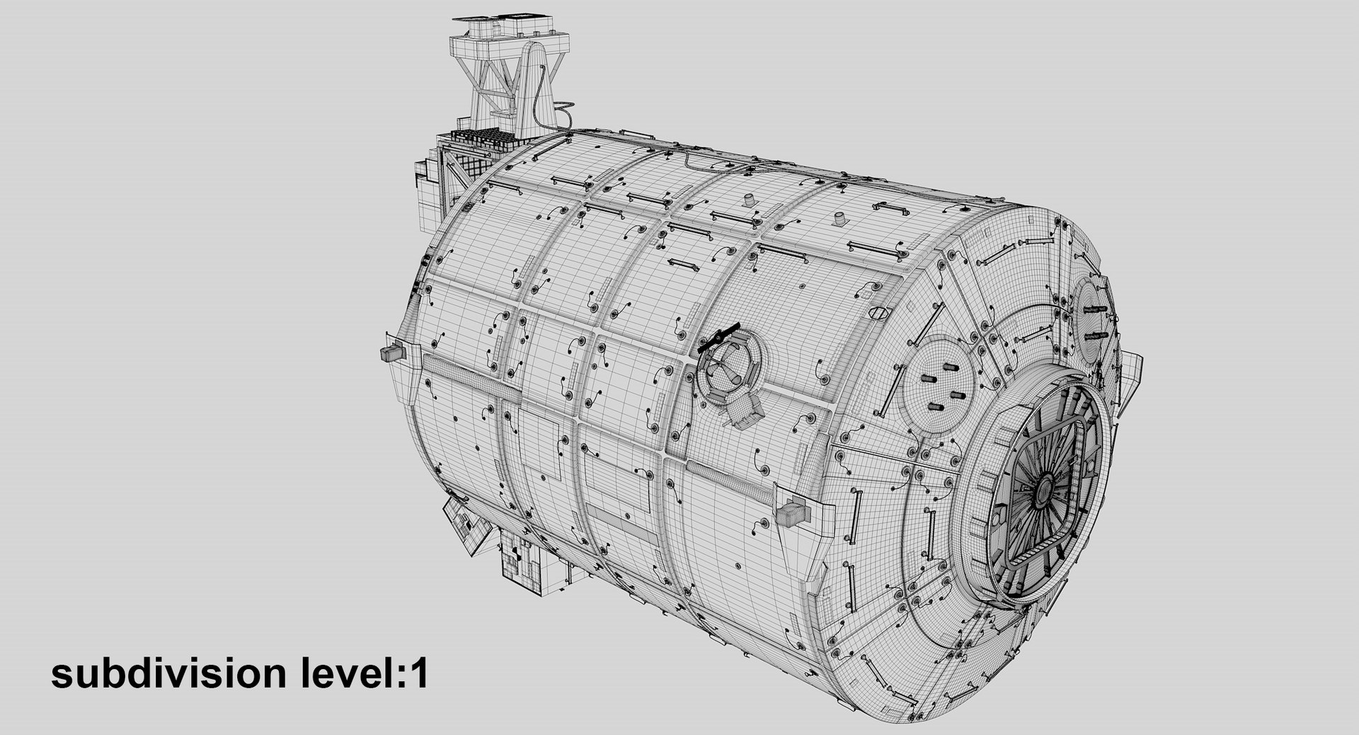 Columbus ISS Module 3D - TurboSquid 2160701