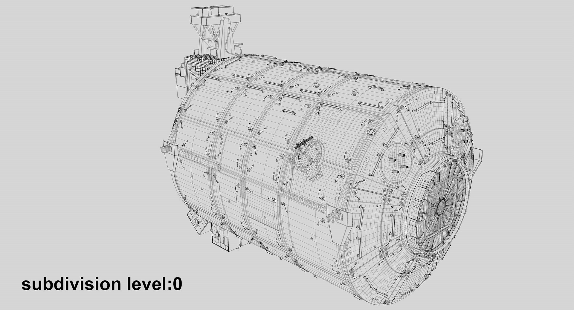 Columbus ISS Module 3D - TurboSquid 2160701