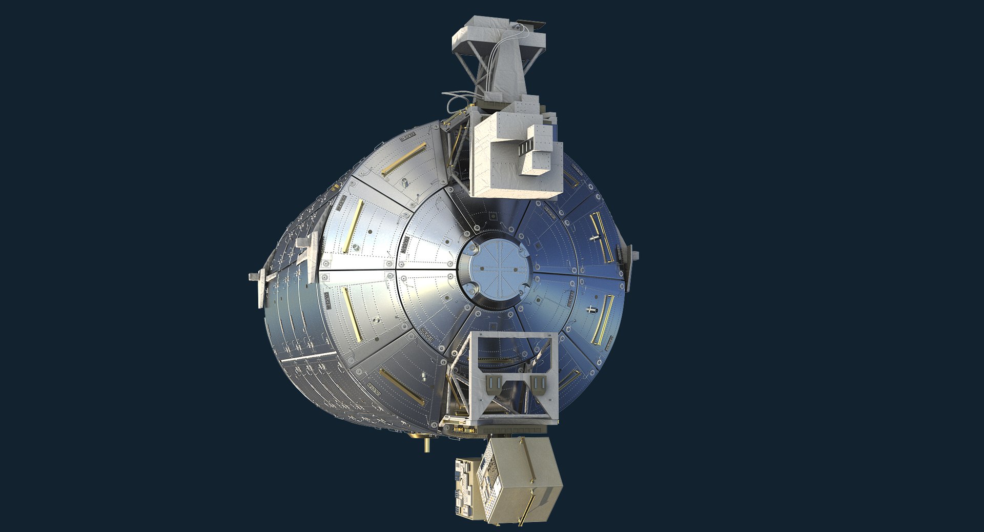 Columbus ISS Module 3D - TurboSquid 2160701