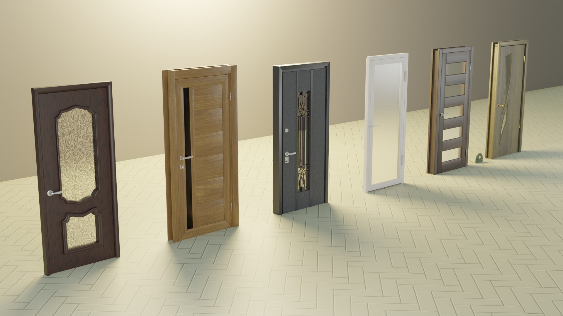 3D doors model - TurboSquid 2111057