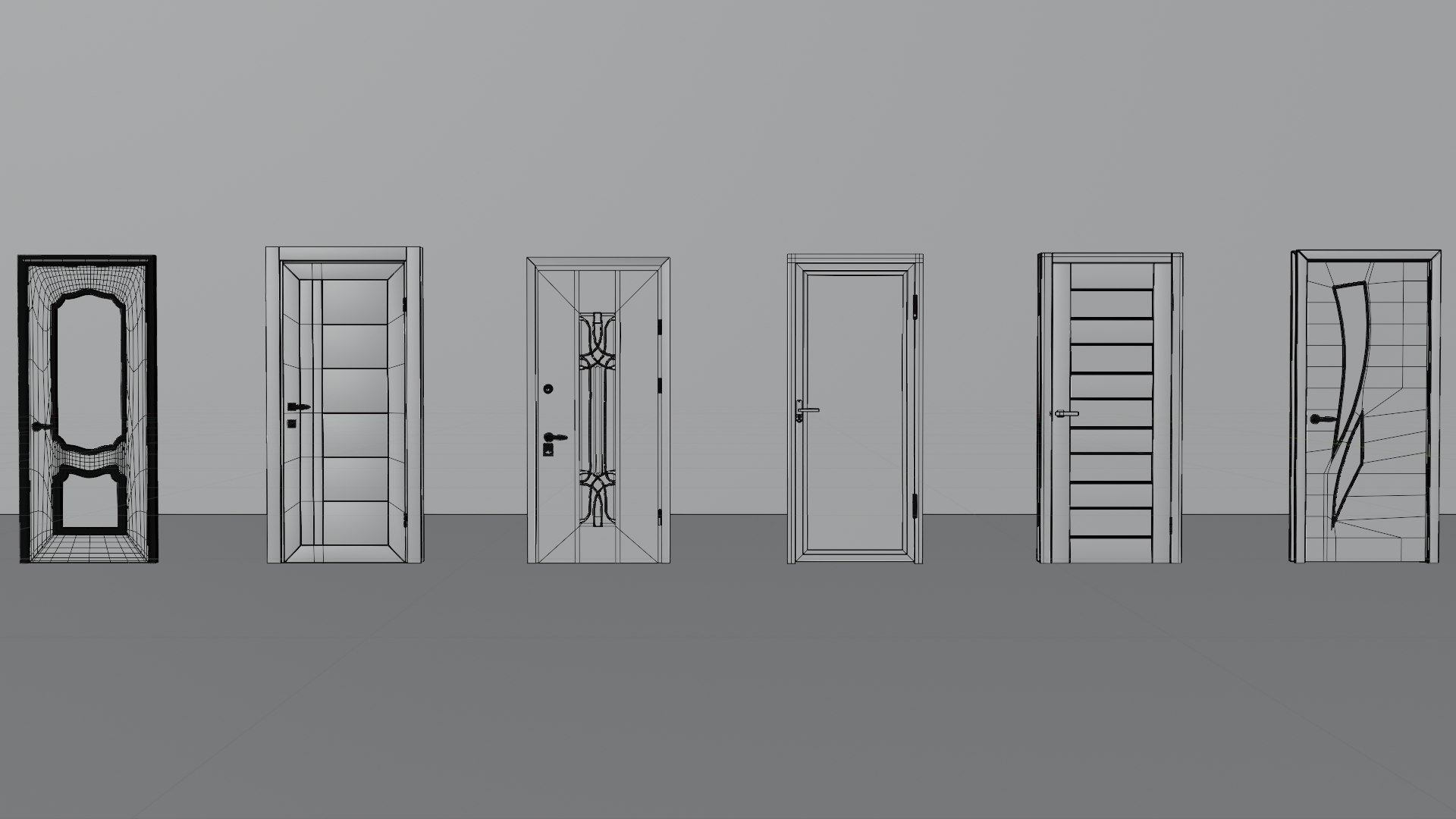 3D doors model - TurboSquid 2111057