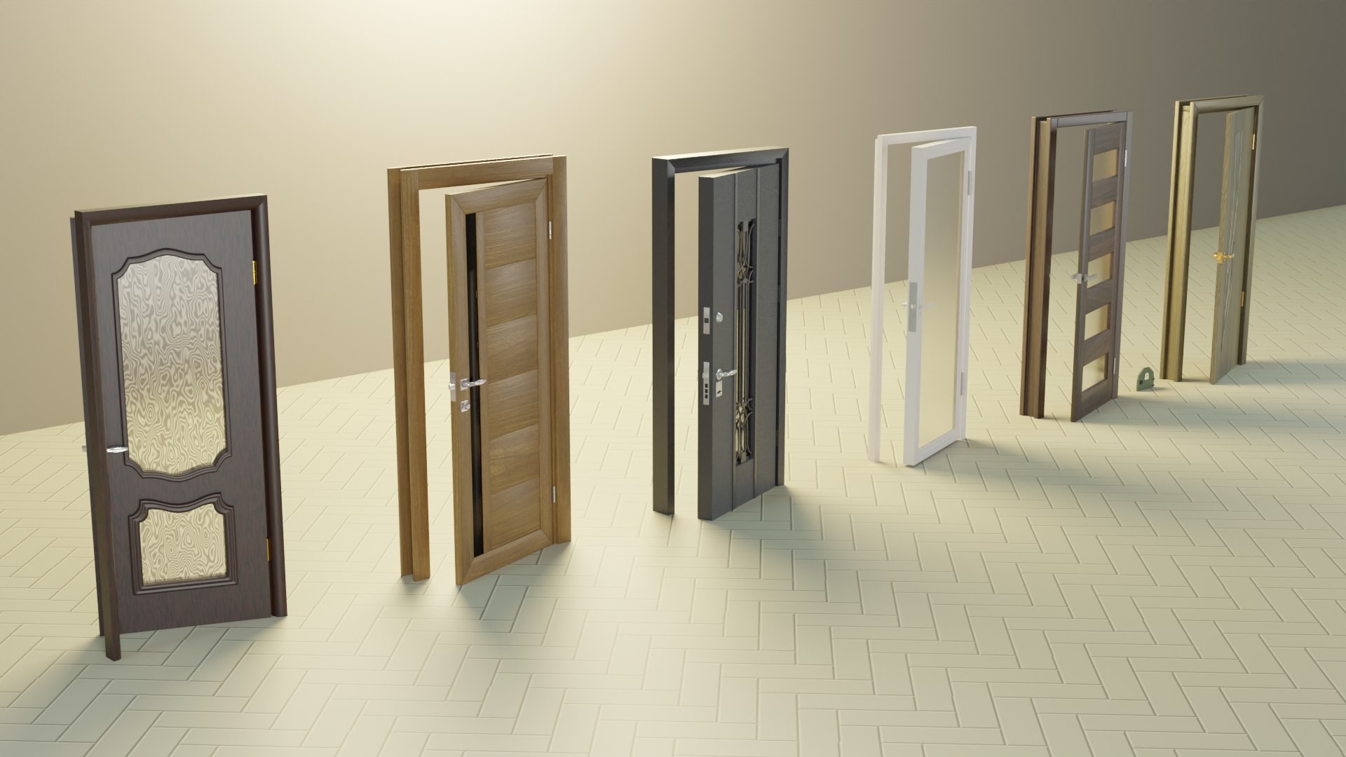 3D doors model - TurboSquid 2111057