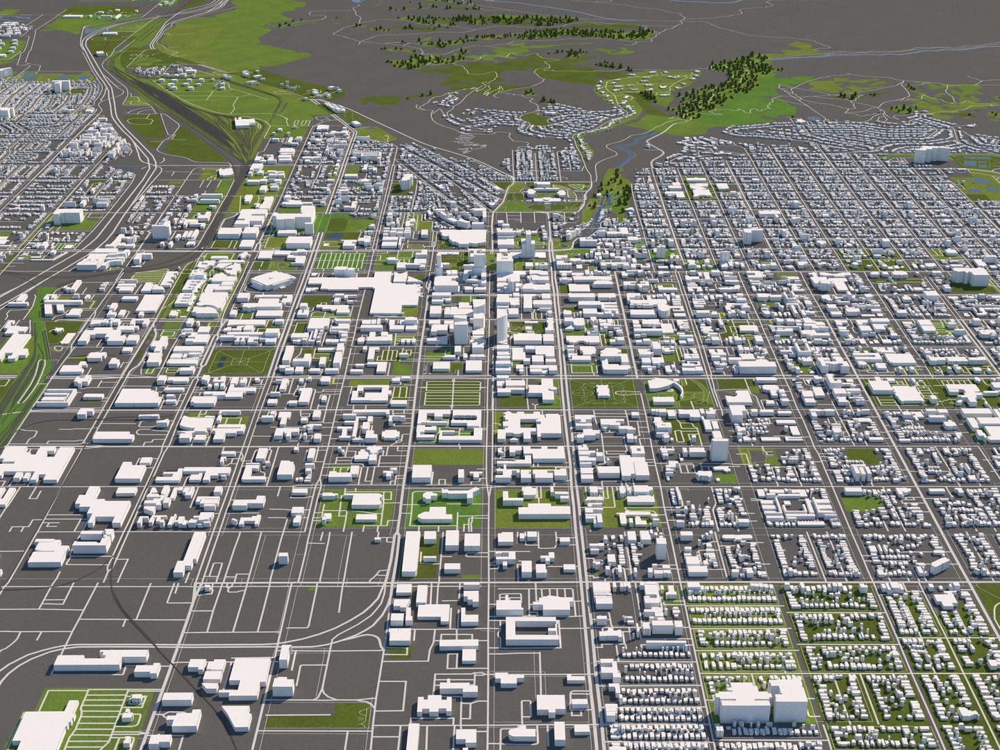 3D Buildings Houses Maps Model - TurboSquid 1615791
