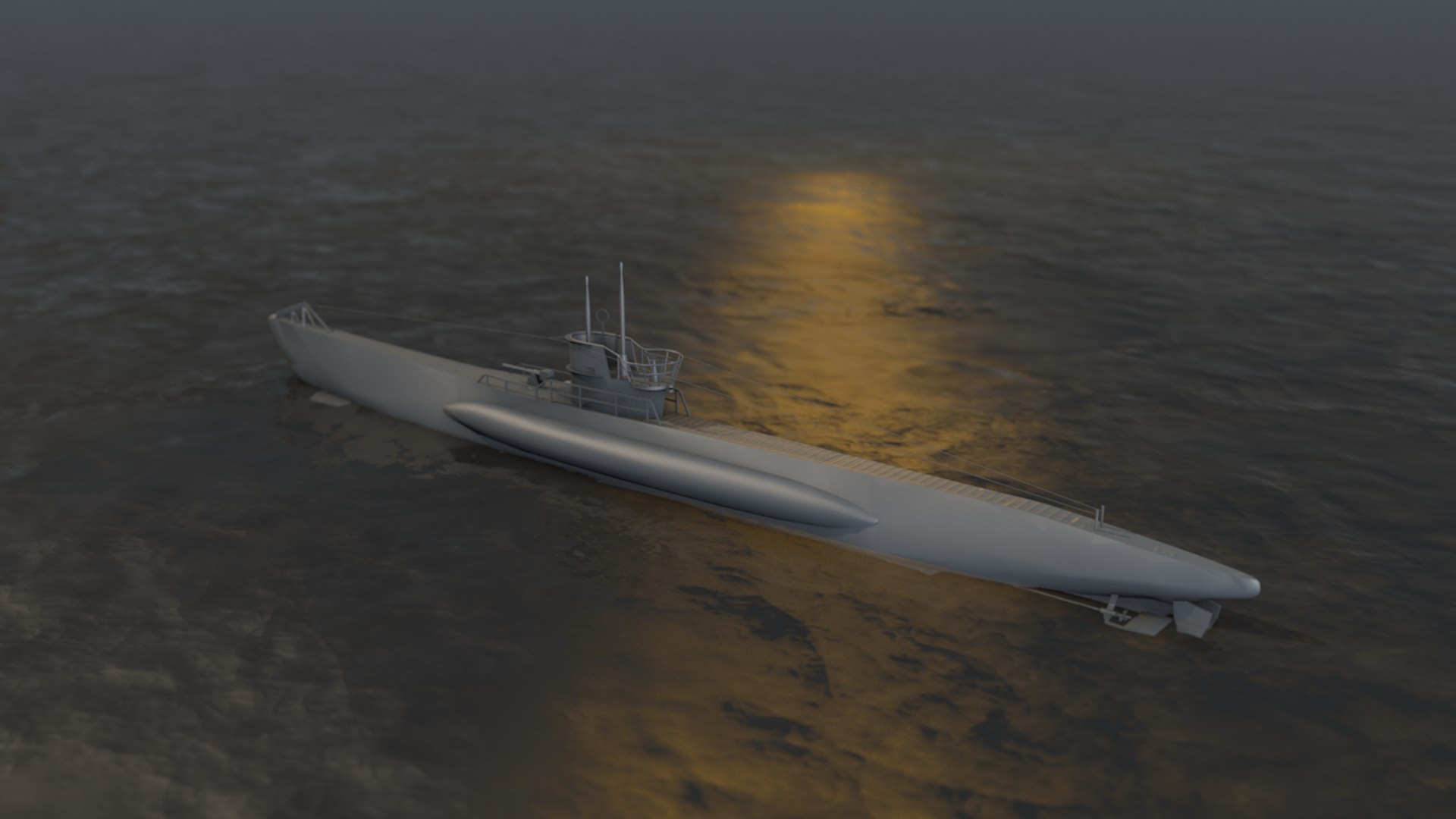 U Boat Type Vii 3D - TurboSquid 1460493