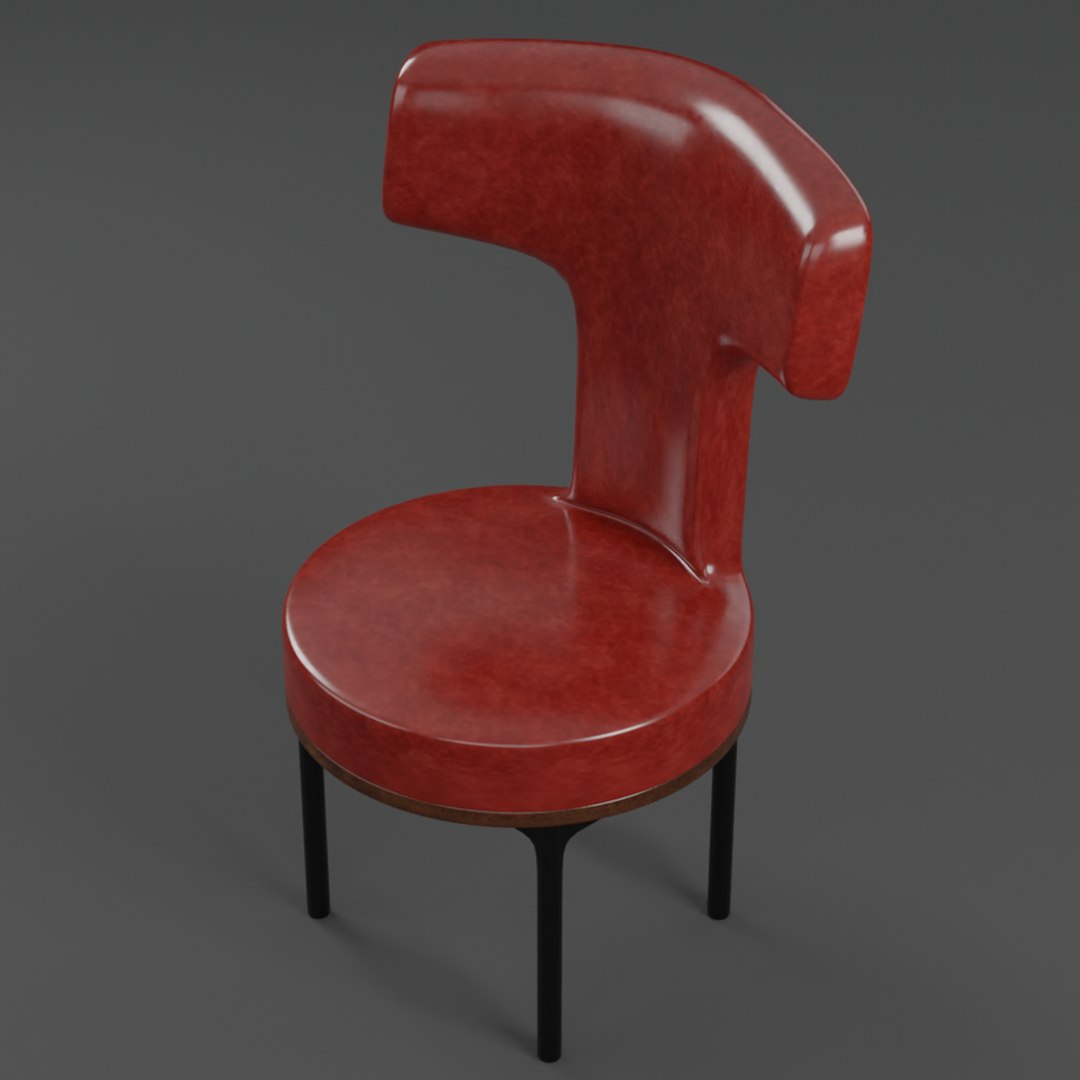 Chesterfield Realistic Chair 3D Model - TurboSquid 2031139