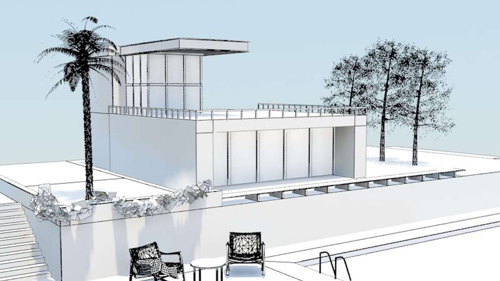 3D villa model - TurboSquid 1721464