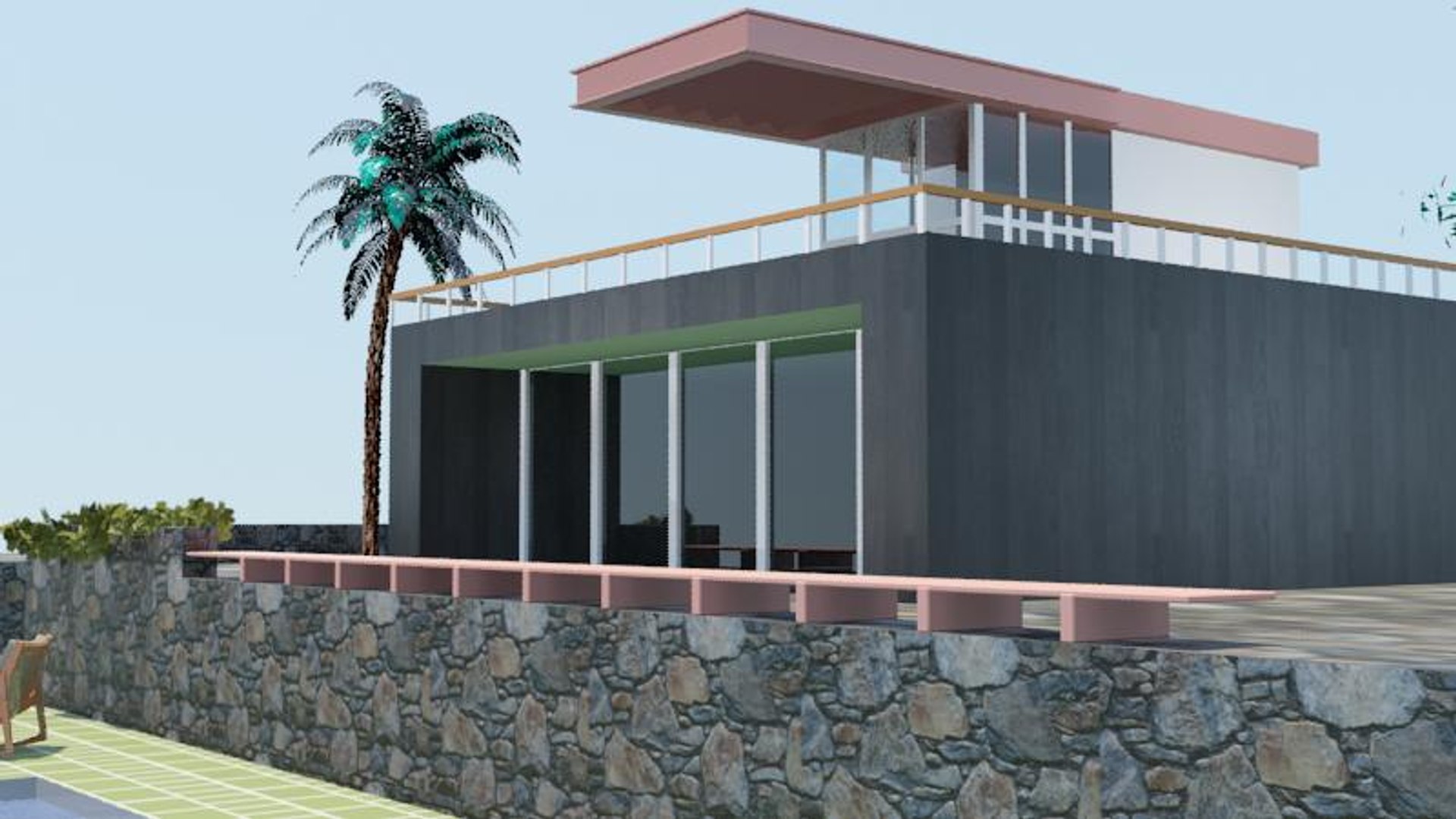 3D villa model - TurboSquid 1721464