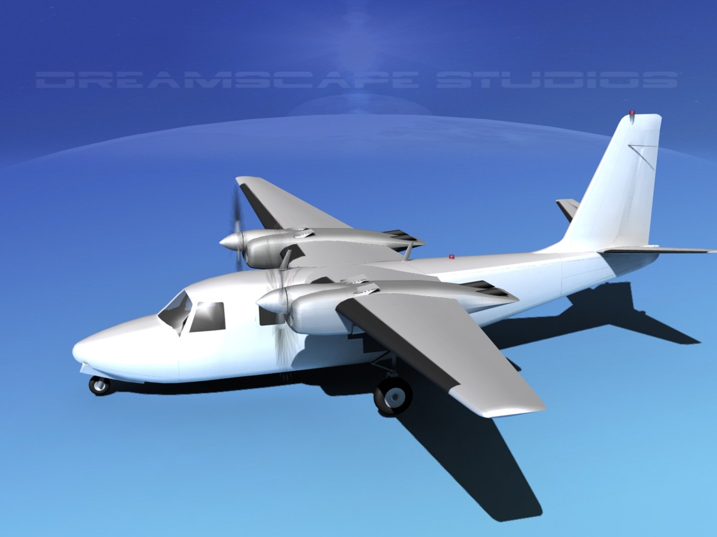 Propellers Aero Commander 560 Dxf