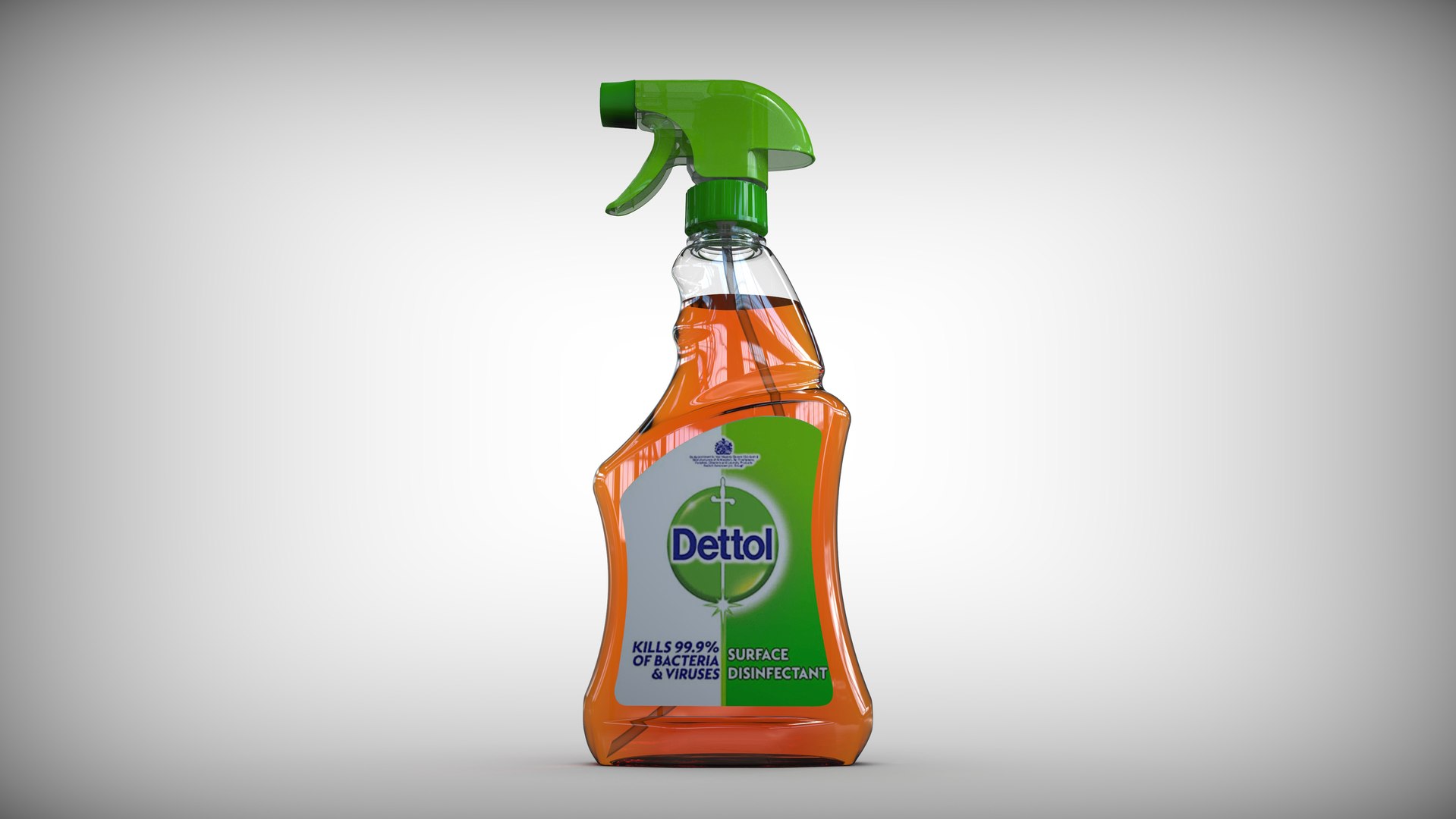3D Dettol Spray Cleaner - TurboSquid 2278799