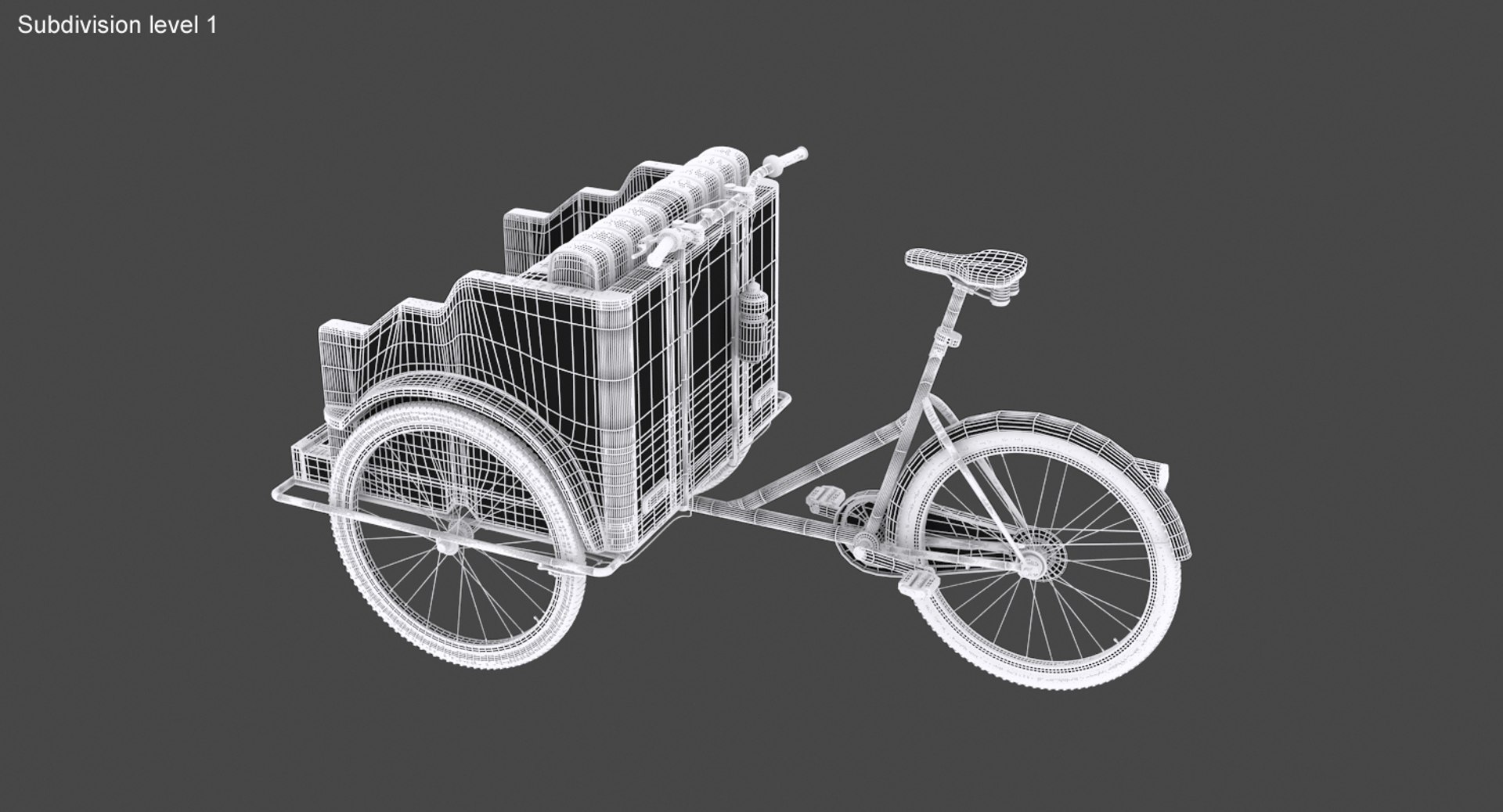 Pedicab Cab Model - TurboSquid 1182870