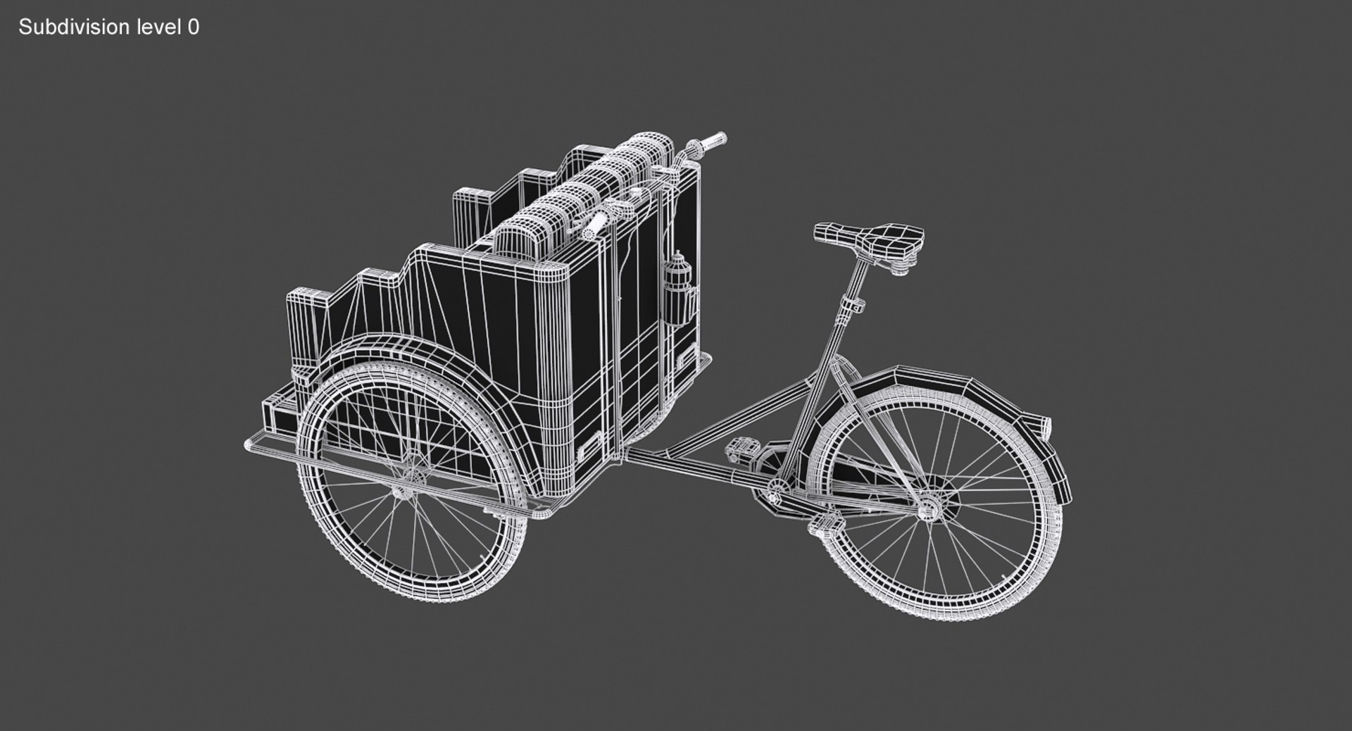 Pedicab Cab Model - TurboSquid 1182870