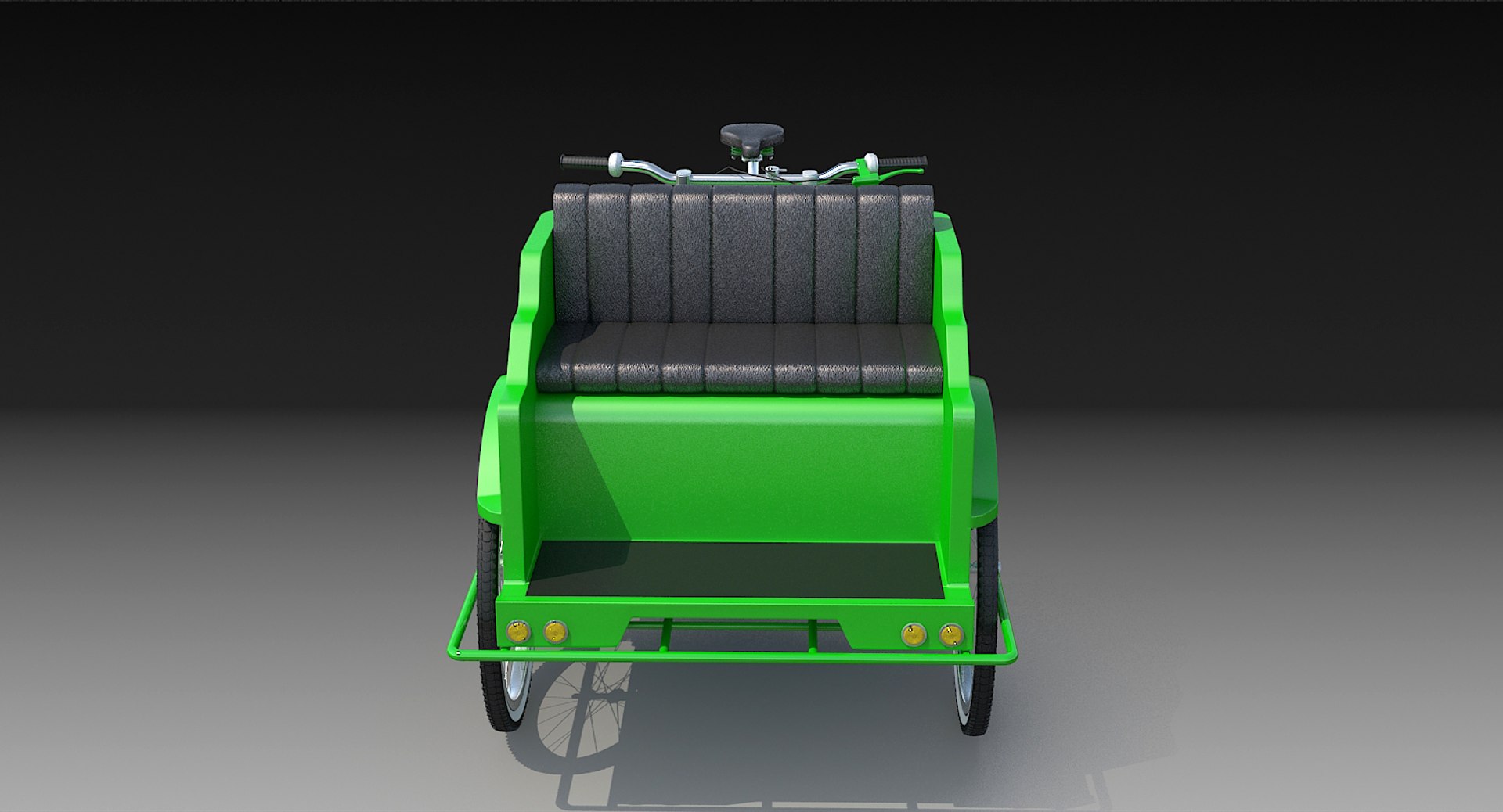 Pedicab Cab Model - TurboSquid 1182870
