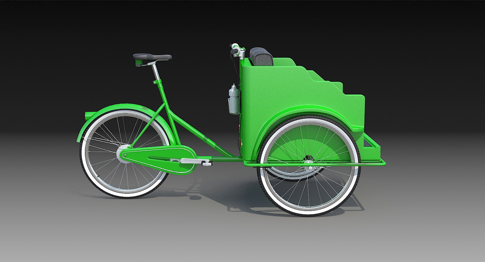 Pedicab Cab Model - TurboSquid 1182870