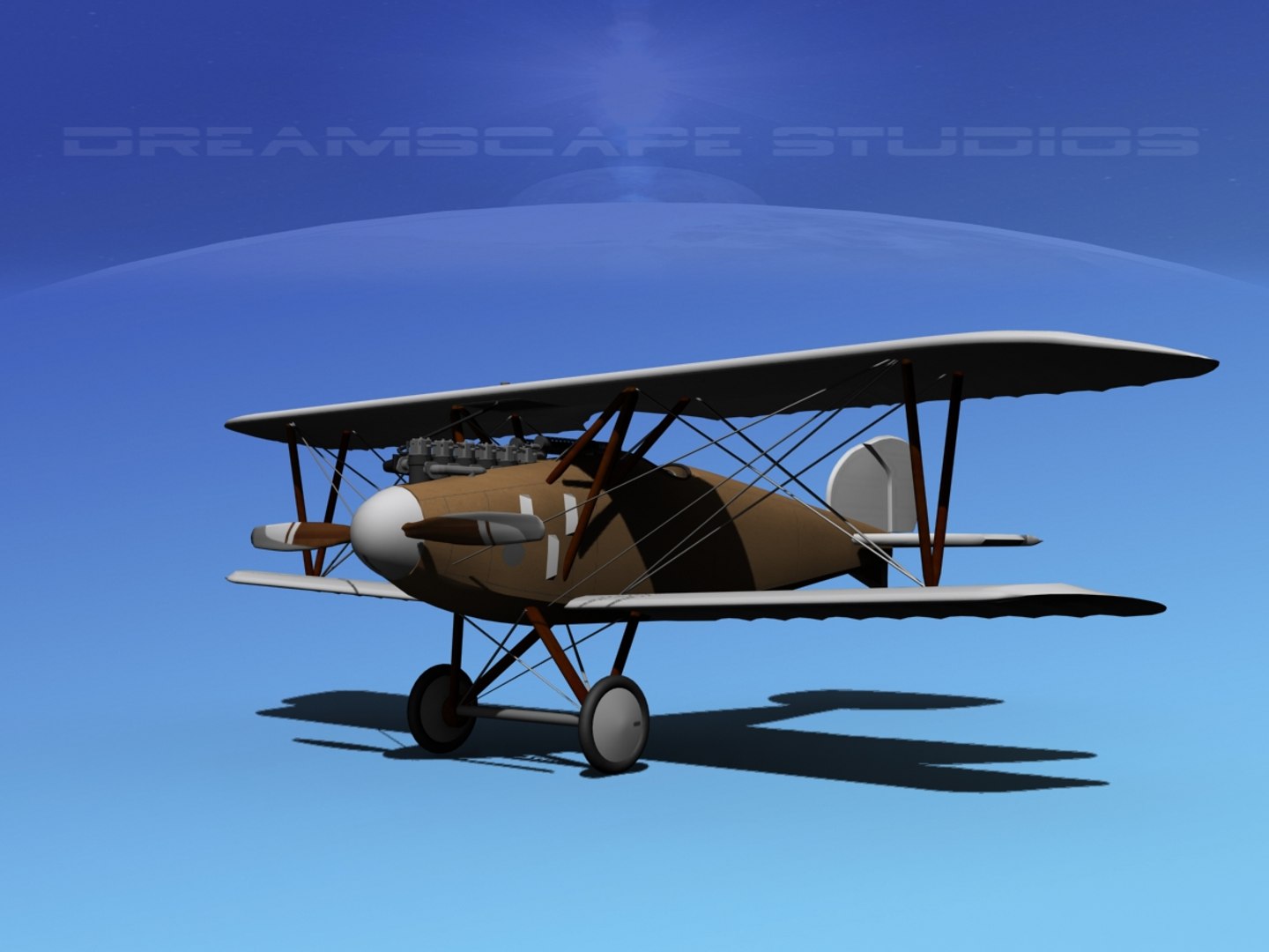 Albatross Fighter Diii 3d Model