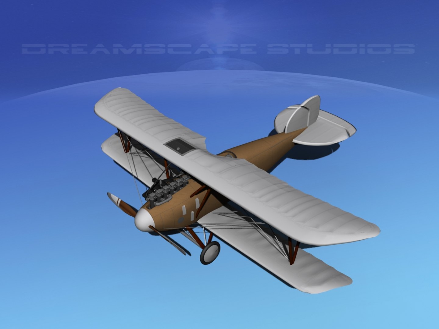 Albatross Fighter Diii 3d Model