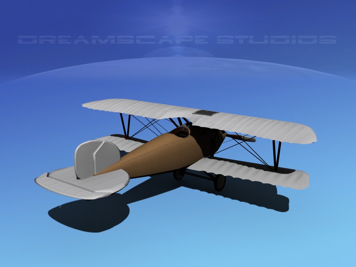 Albatross Fighter Diii 3d Model