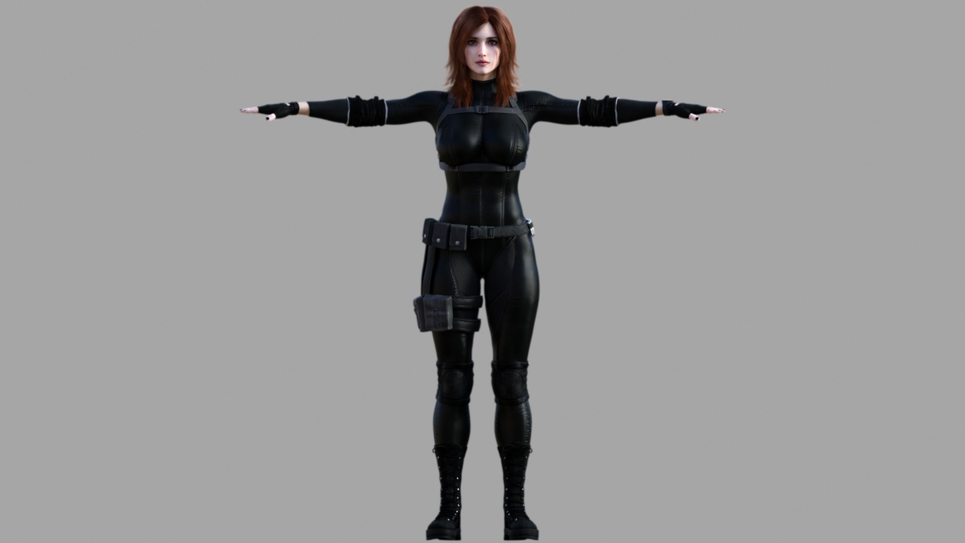 3D Female Spy - Tactical Agent Model - TurboSquid 1906069