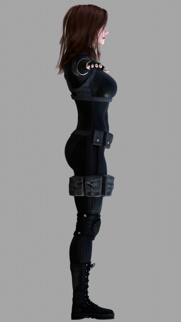 3D Female Spy - Tactical Agent Model - TurboSquid 1906069