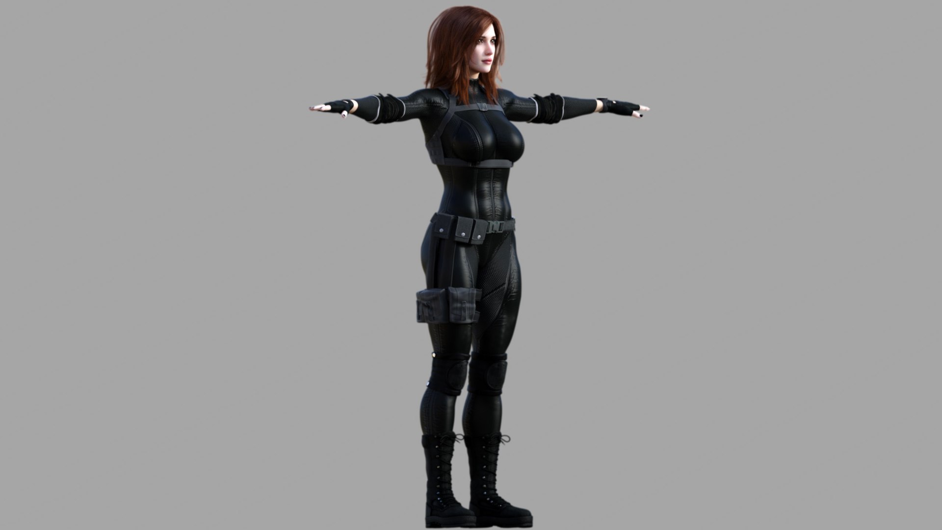 3D Female Spy - Tactical Agent Model - TurboSquid 1906069